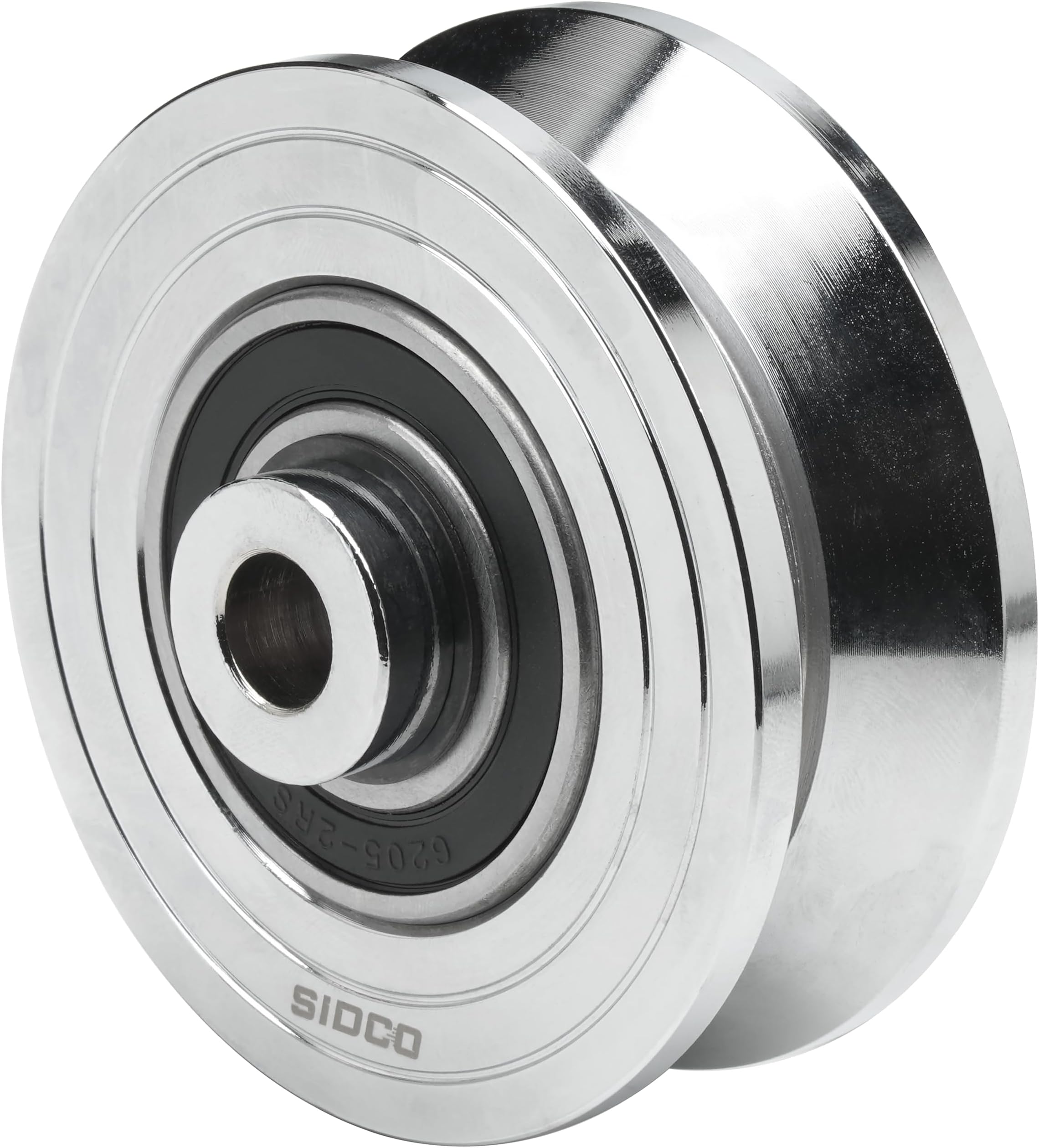 Amazon.com: Sidco Supply 4 Inch V-Groove Wheel - Solid Steel - Sliding ...