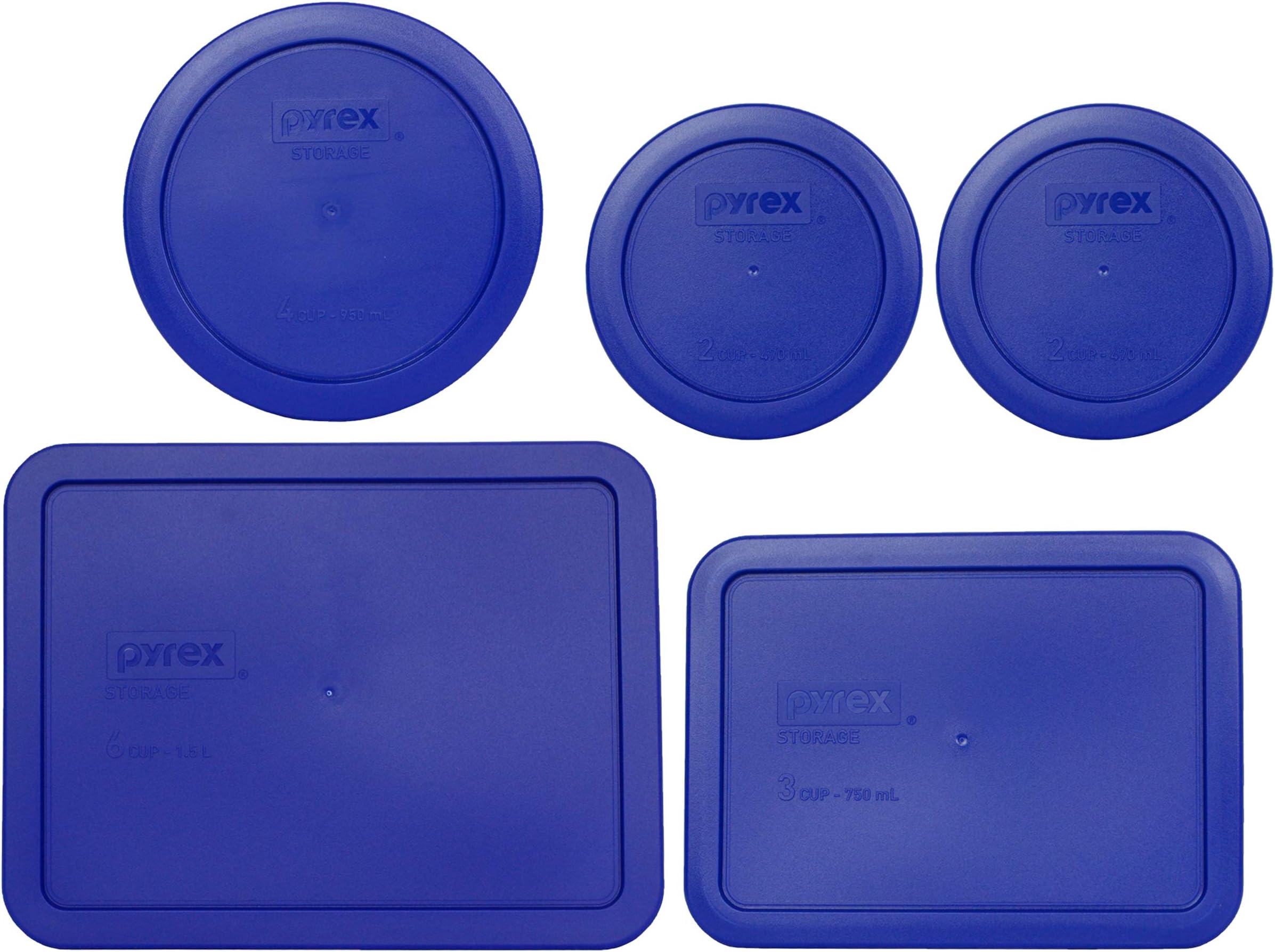 Amazon.com: Pyrex (2) 7200-PC 2 Cup, (1) 7201-PC 4 Cup, (1) 7210-PC 3 ...