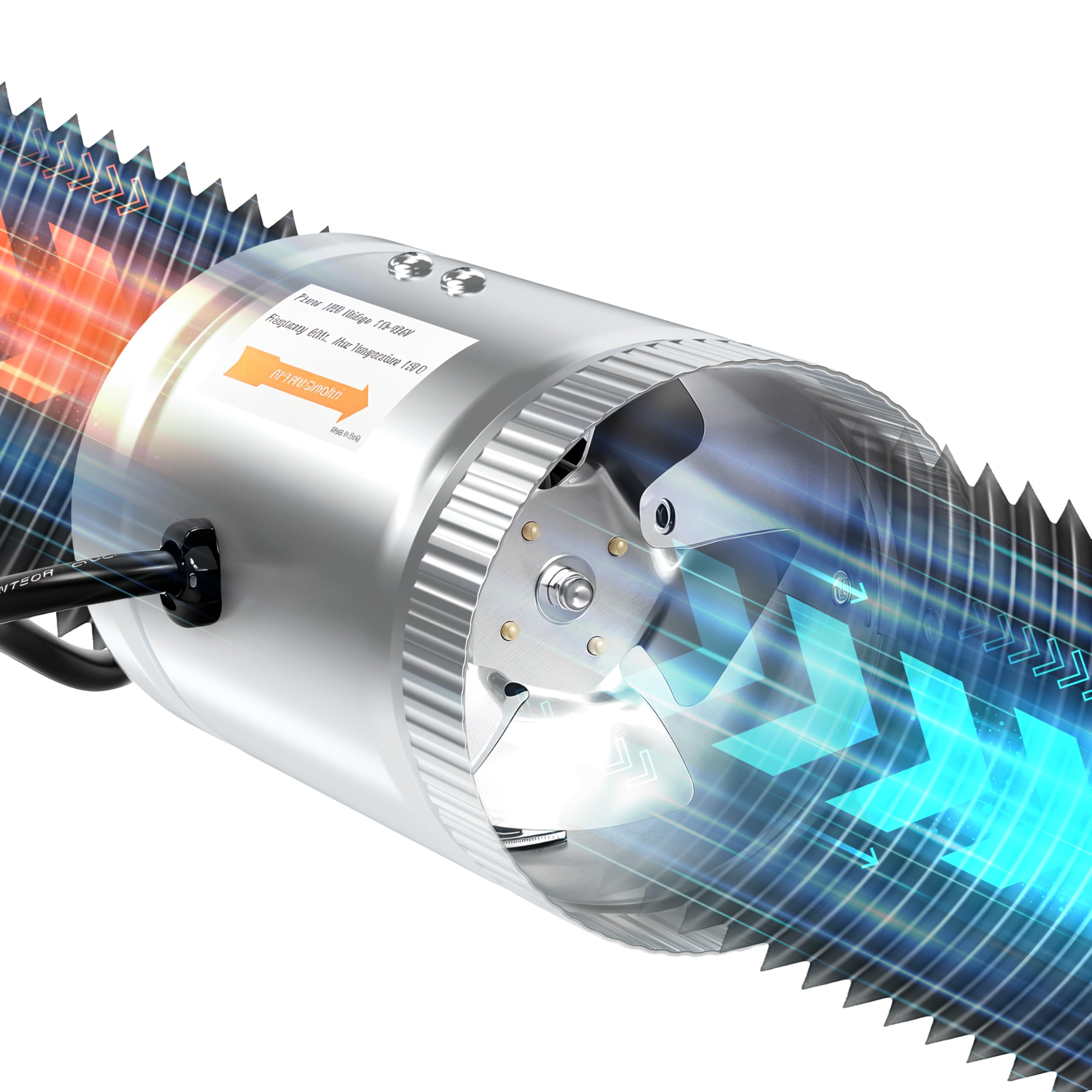 Amazon.com : InfiniPower 4 Inch Inline Duct 100 CFM, HVAC Booster ...