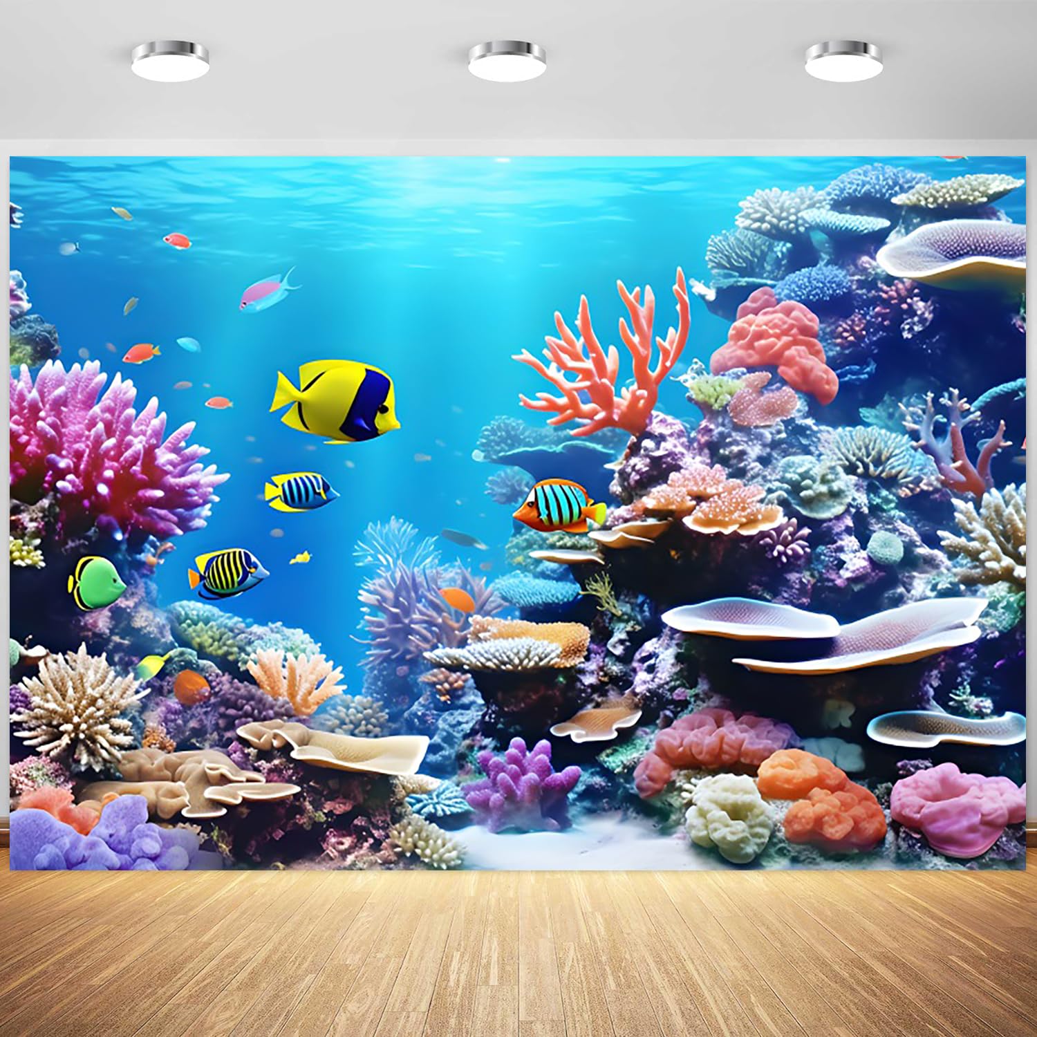 Amazon.com : 7x5ft Under The Sea Backdrop Underwater Scene Fish Coral ...
