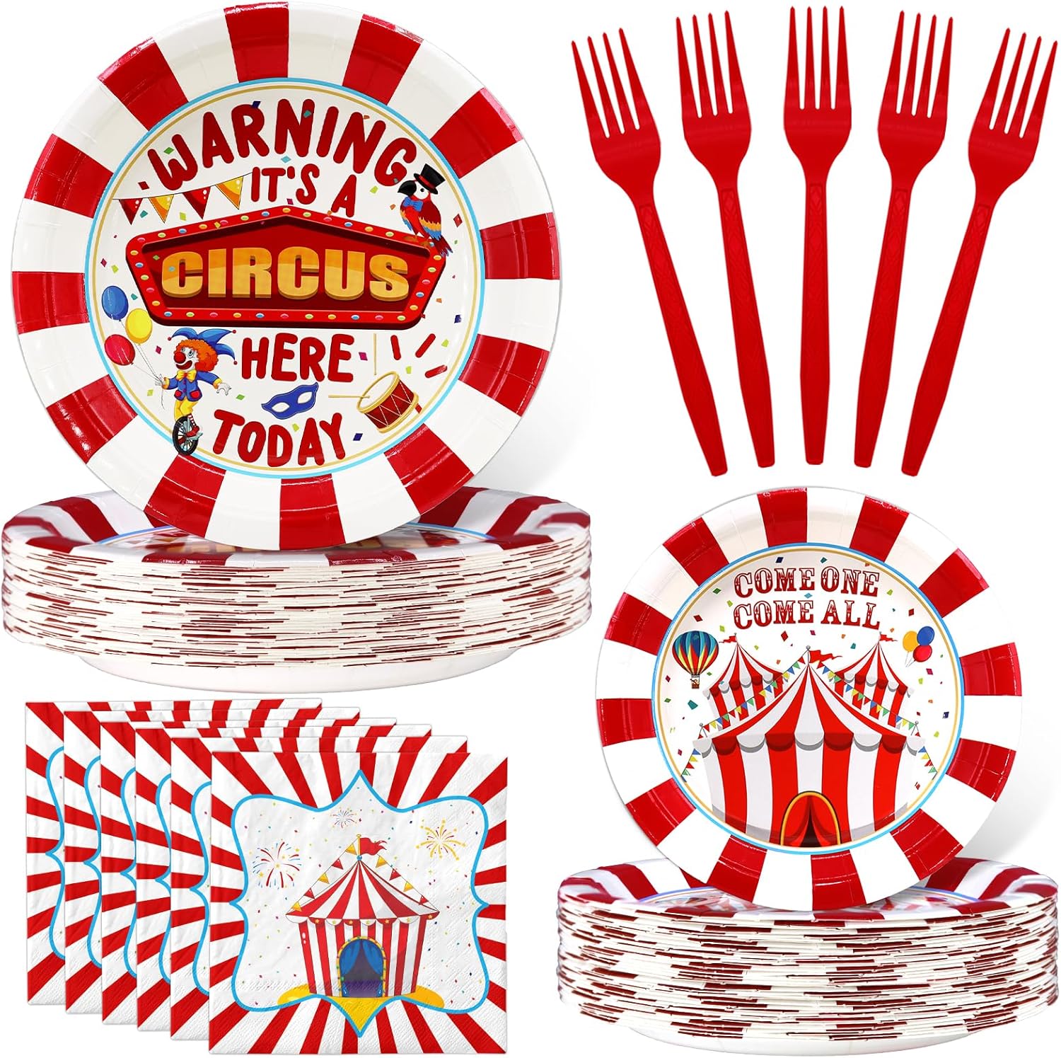 Amazon.com: Circus Birthday Party Decorations - Carnival Birthday Party ...