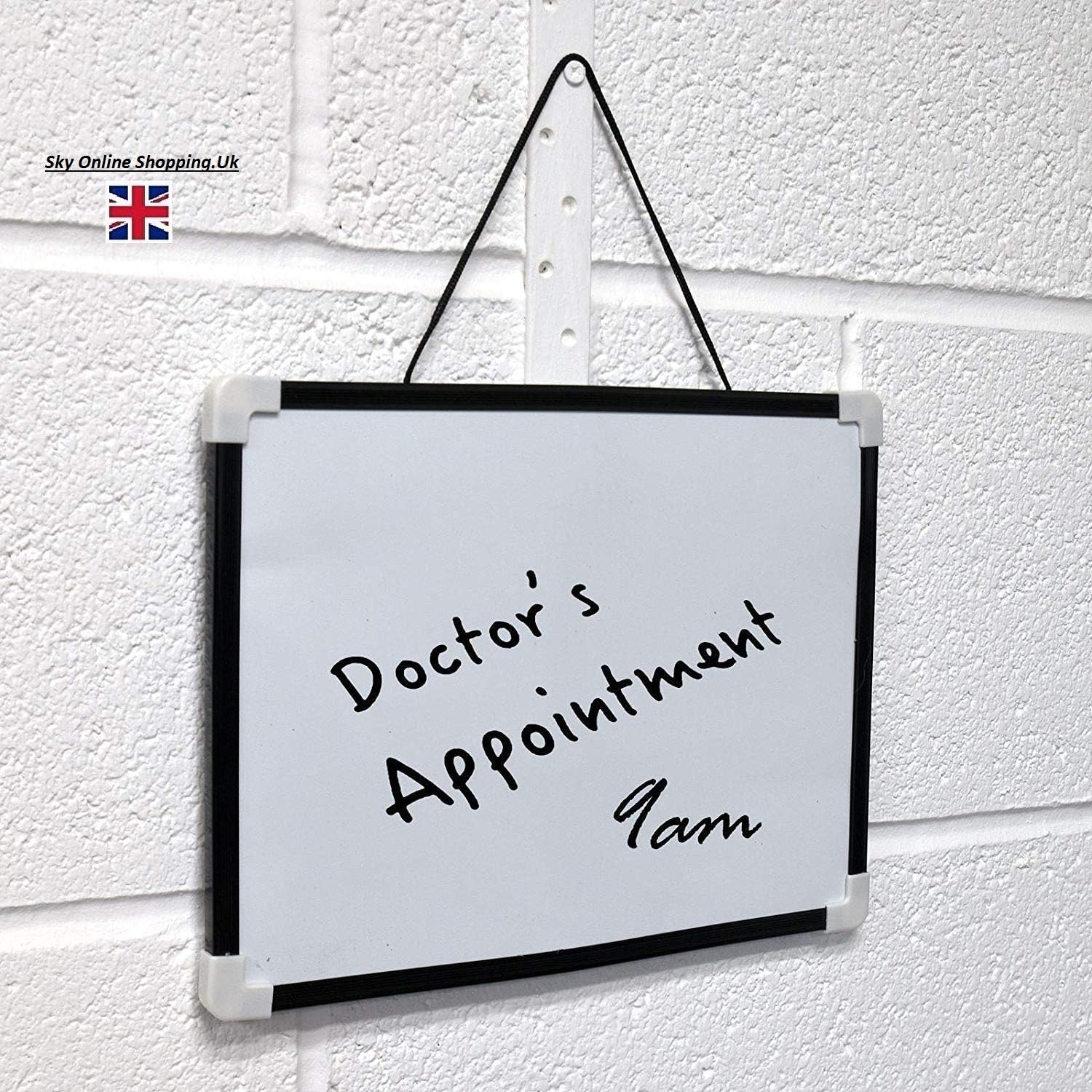 A4 Dry Wipe Magnetic Whiteboard Mini Office Notice Memo White Board ...