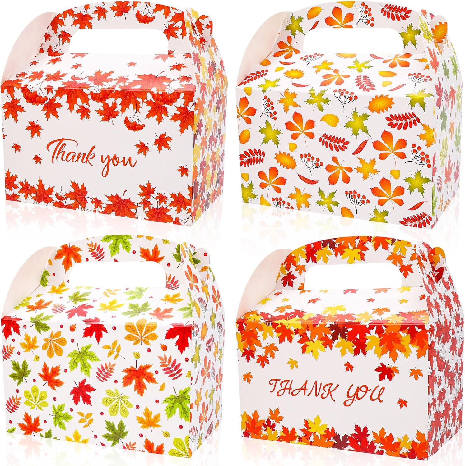Amazon.com: HOWAF Fall Maple Leaves Gift Boxes,12pcs Thanksgiving Party ...