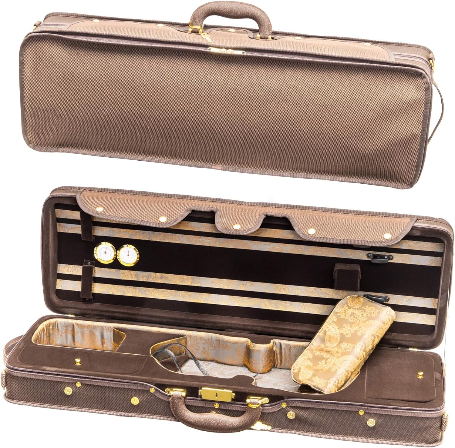 Violin Case 4/4 MI&VI NF-9001CC Maestro Hard-Shell (Full Size Violin ...