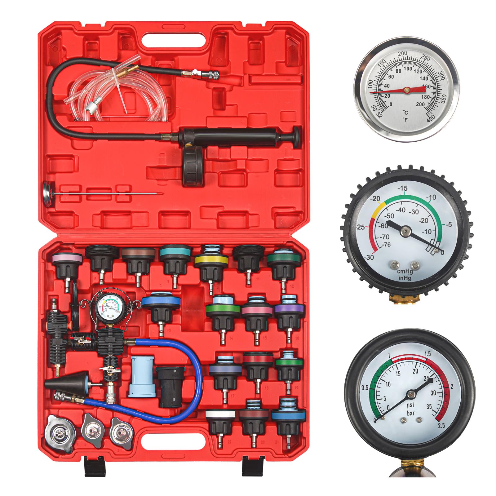 Amazon.com: Bicos Coolant Pressure Tester Kit, Radiator Pressure Tester ...