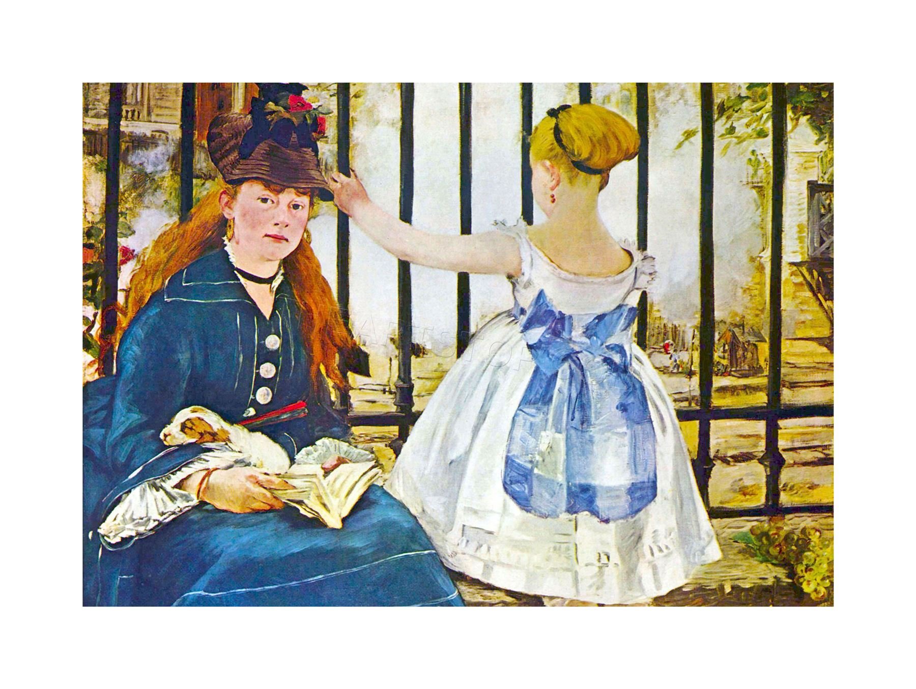 Manet Railway The Railway Station At Sceaux By Edouard Manet : VeeArt