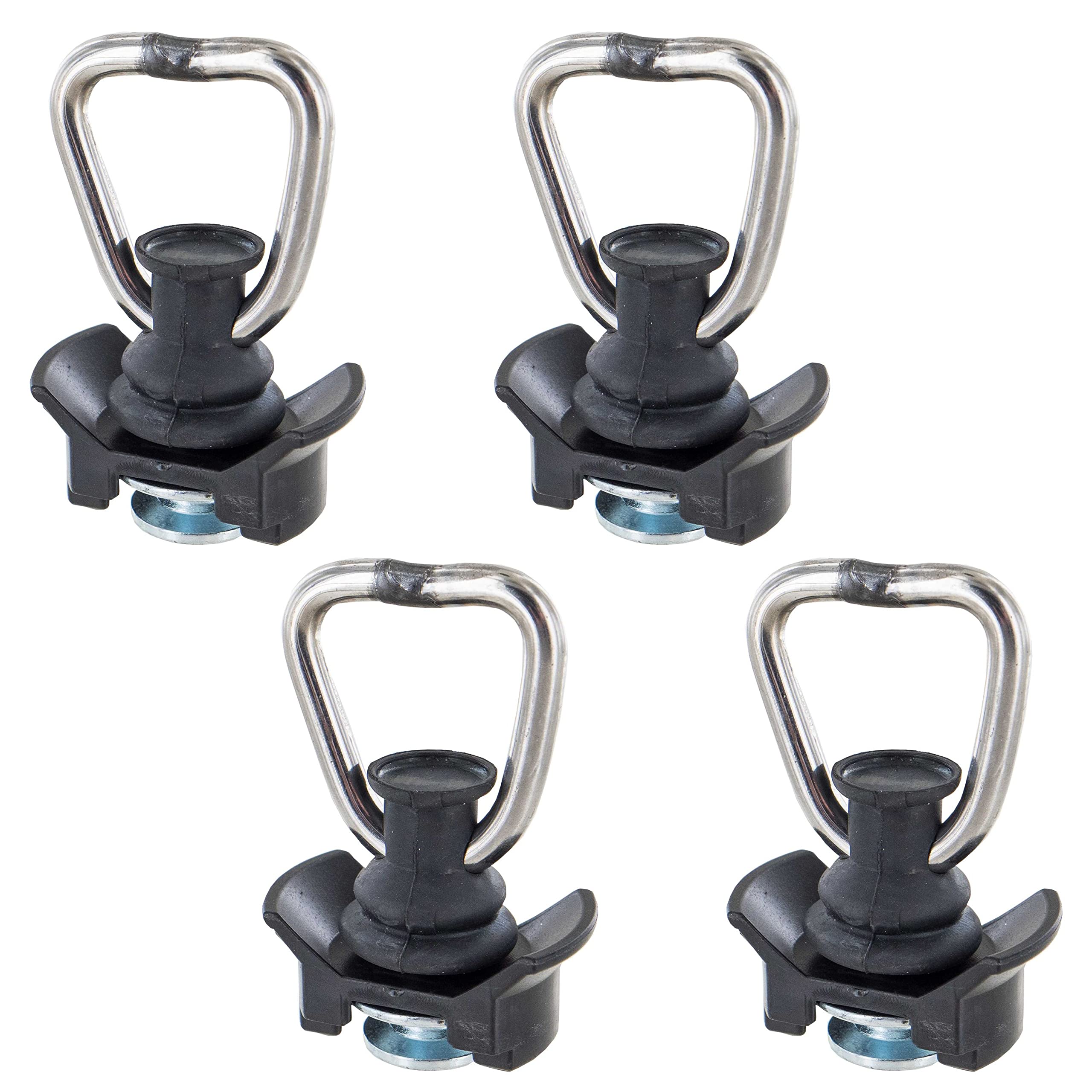 Amazon.com: US Cargo Control Black L Track Stud Fitting with D Ring ...