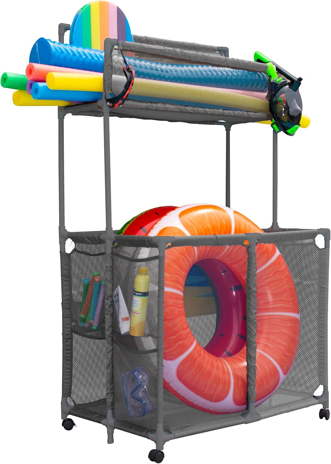 Amazon.com: Pool Bins Pool Storage Equipment Organizer Holder - Noodles ...