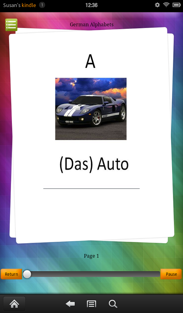 German Alphabets - App on Amazon Appstore