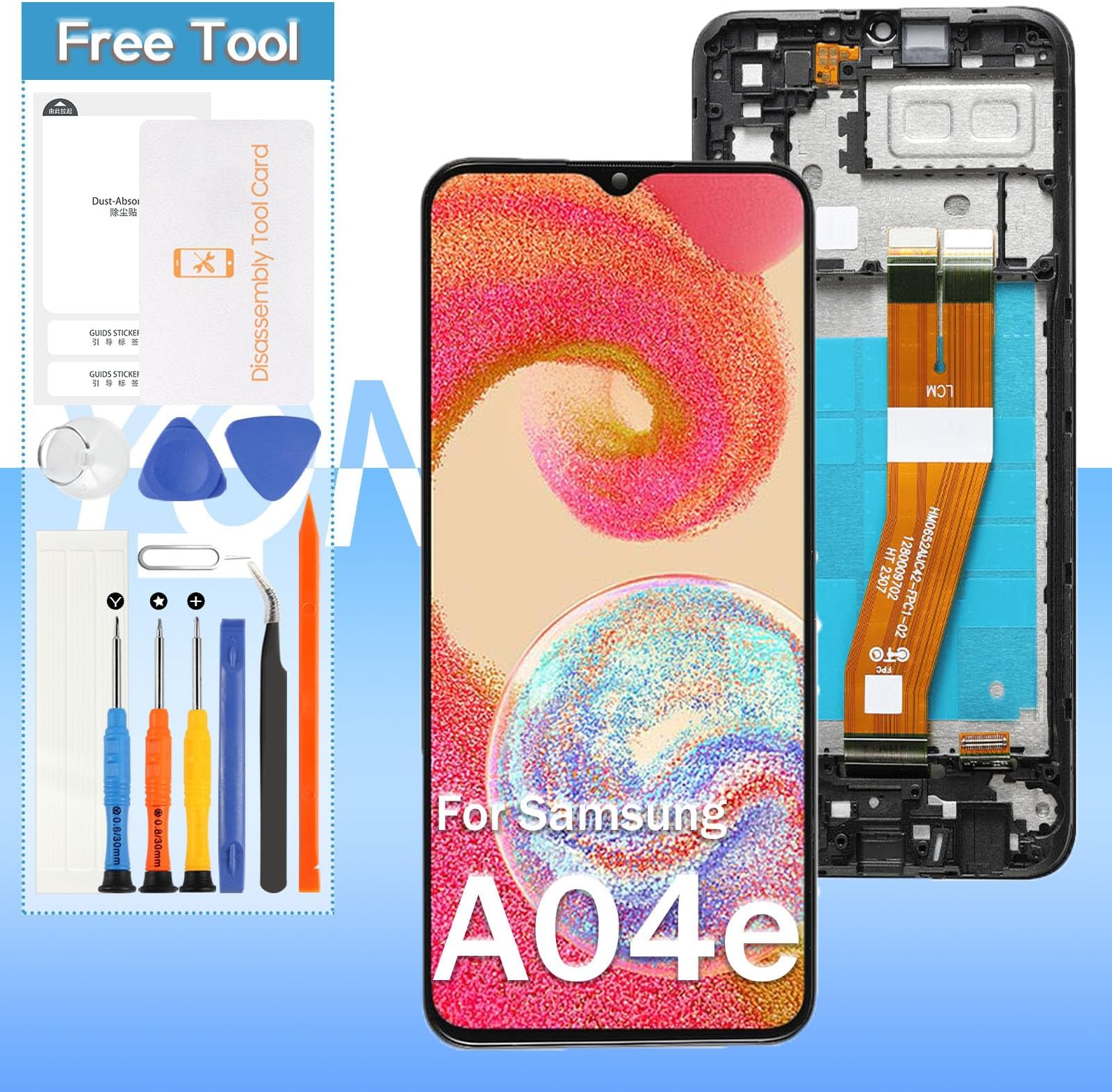 Amazon.com: Yondista for Samsung Galaxy A04e LCD Touch Screen SM-A042F ...