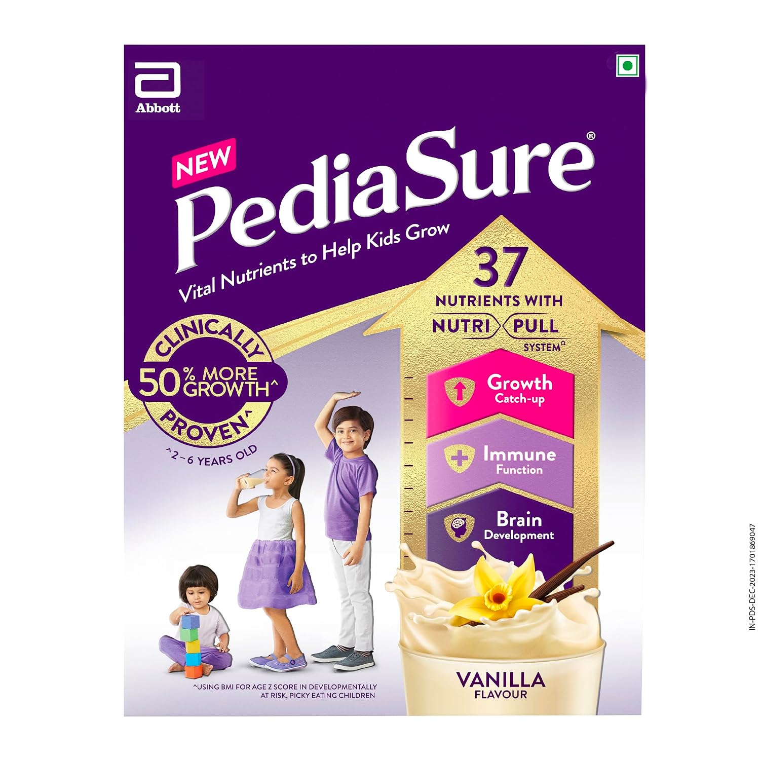 Buy Pediasure Complete Balanced Nutritional Supplement To Help Kids ...