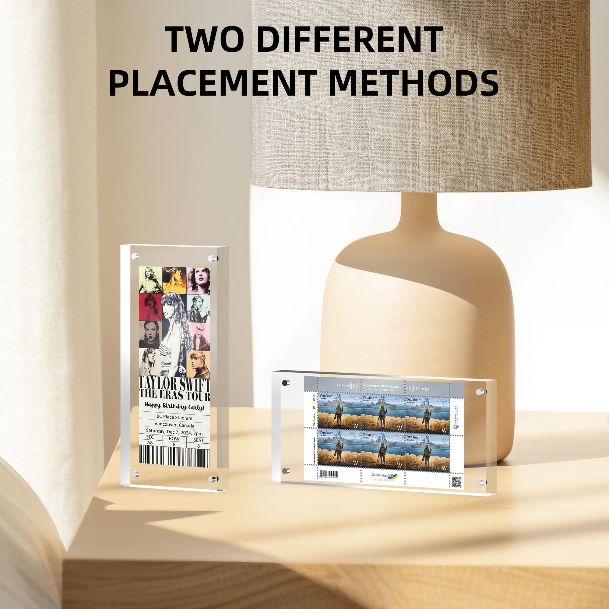 Snapklik.com : Dollar Bill Frame, Acrylic Currency Display Holder, Self ...