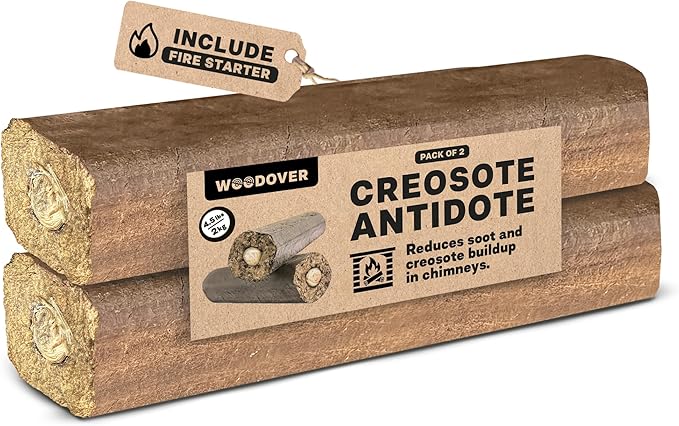 Amazon.com: Chimney Cleaning Logs for Fireplace, Creosote Logs for ...