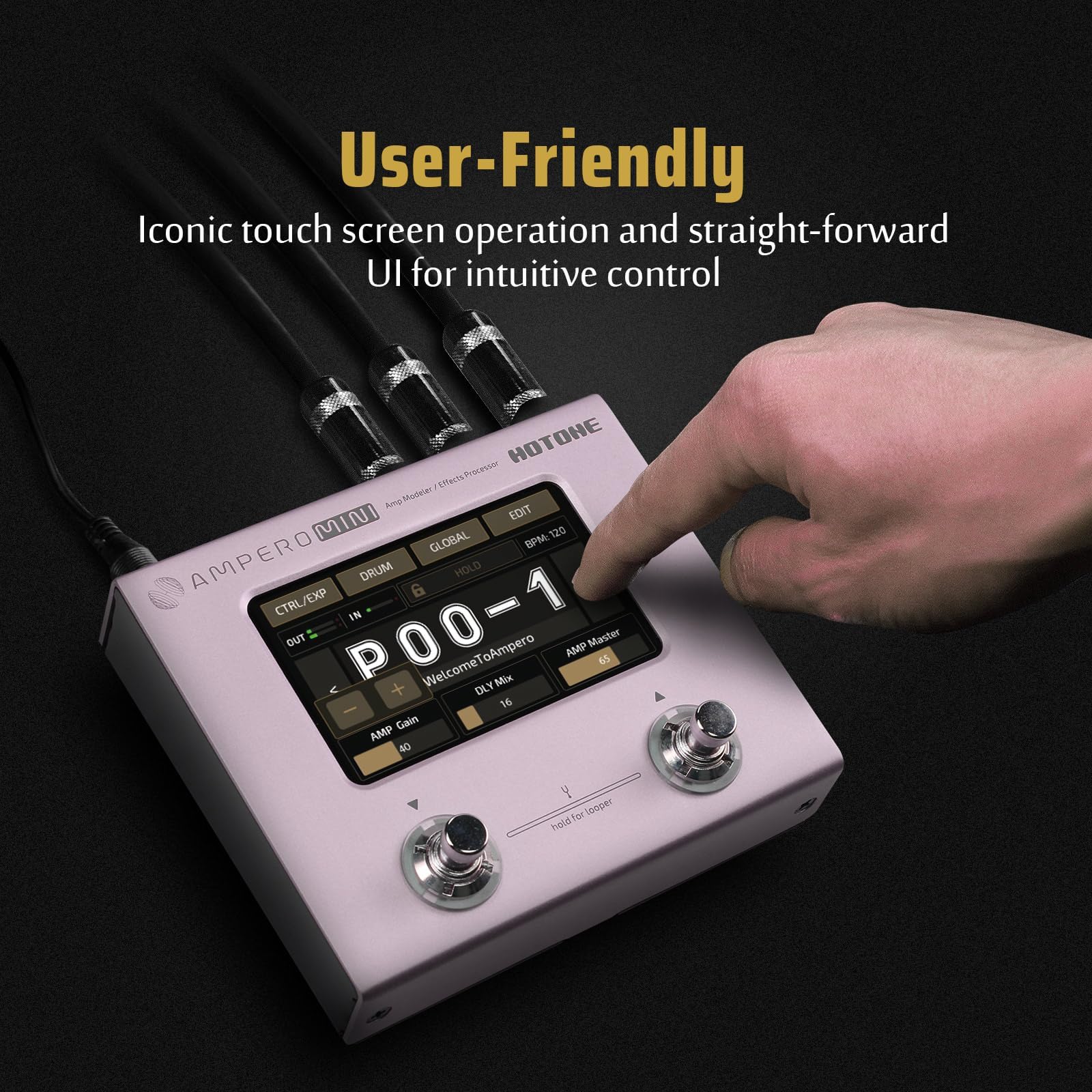 Snapklik.com : HOTONE Multi Effects Processor Pedal Guitar Bass Amp ...