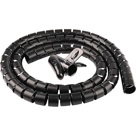 Amazon.com: 120 Inch Cable Sleeve, Flexible Cord Bundler Wire Wrap ...