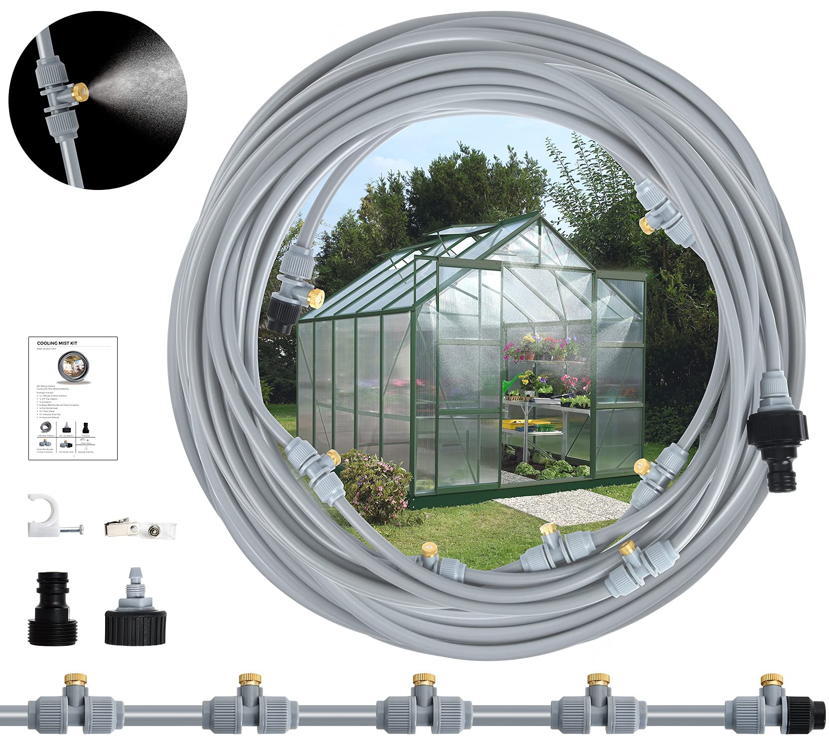Gardtech Watering Misting System For Greenhouse Orchid Farming 75 Ft ...