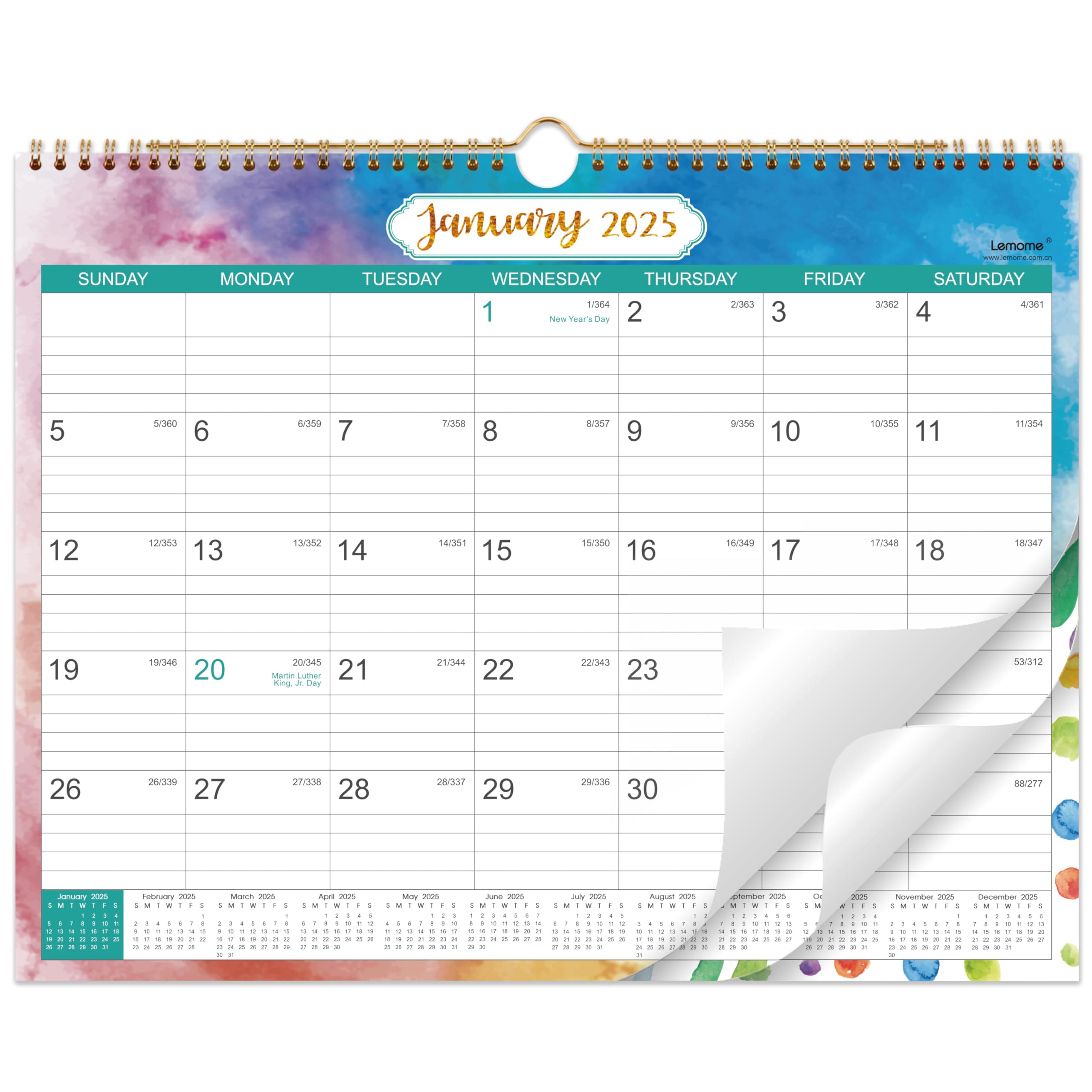 Snapklik.com : 2025 Calendar - 2025 Wall Calendar From Jan 2025 ...