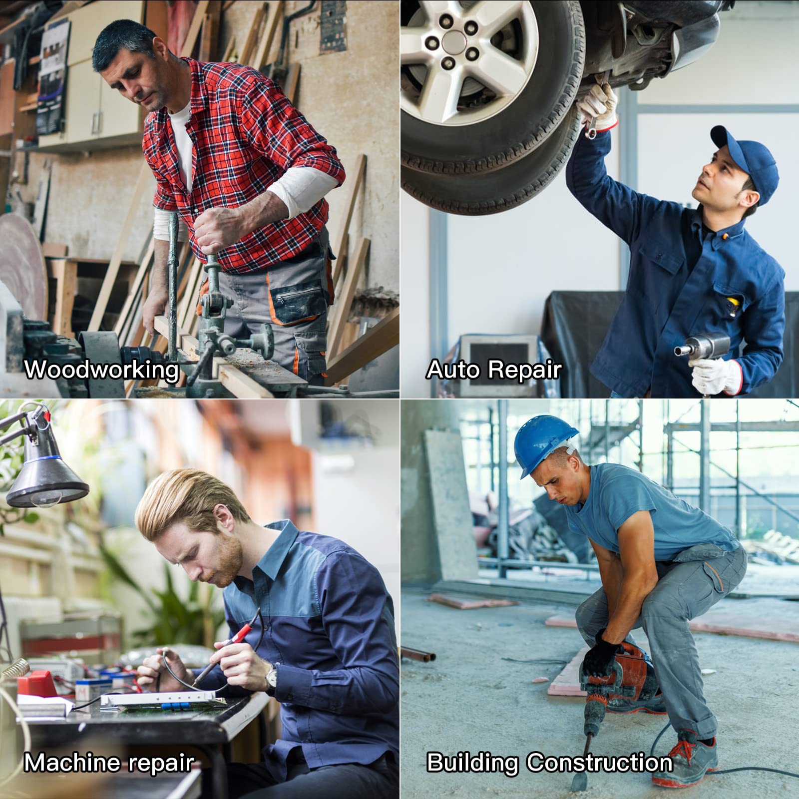 Snapklik.com : Mechanic Belt No Buckle Belts For Men Leather Work Belt ...