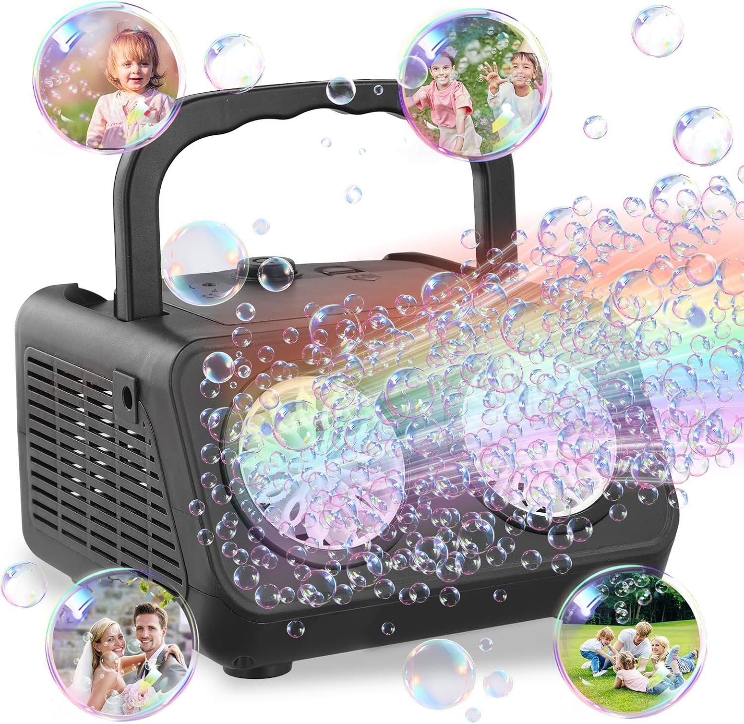 Bubble Machine, Automatic Bubble Blower for Kids Batteries Operated ...