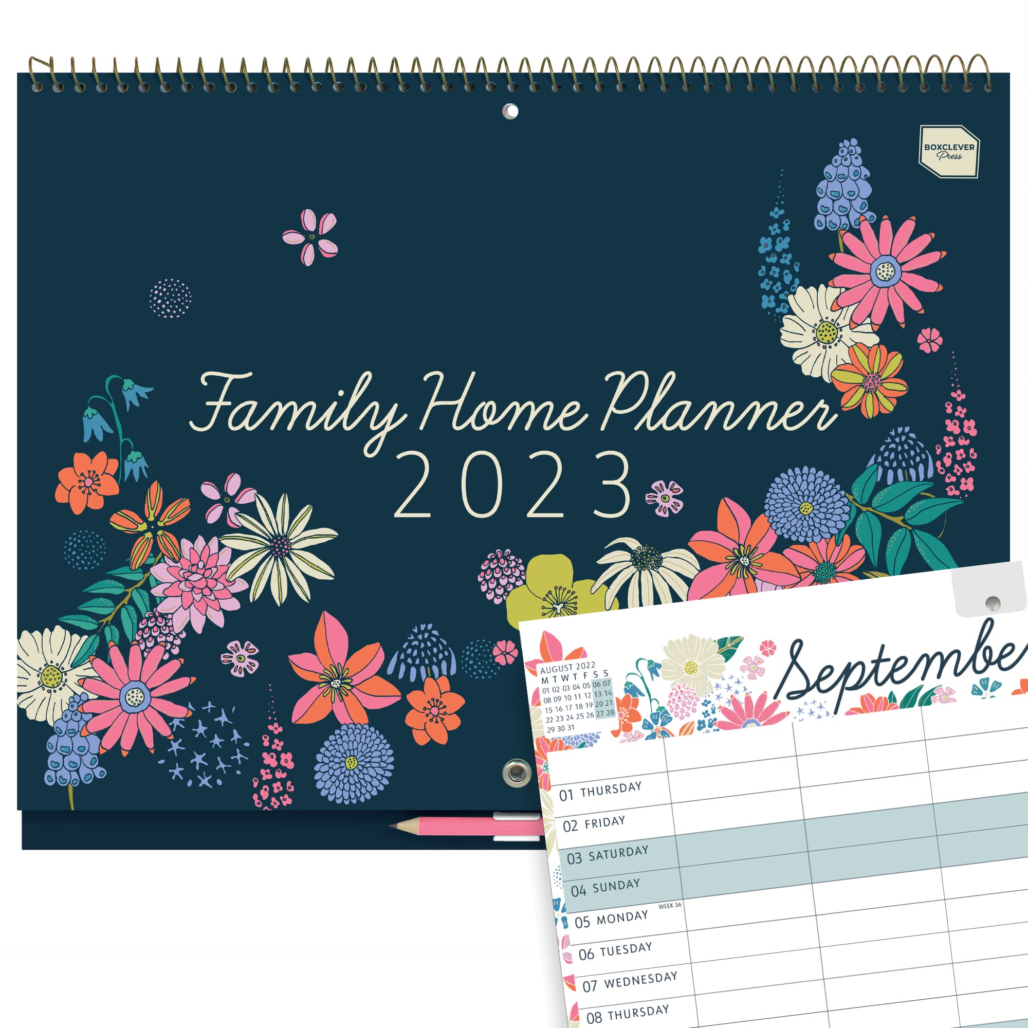 Buy Boxclever Press Family Home Planner 2023 . Family 2023 Month to ...