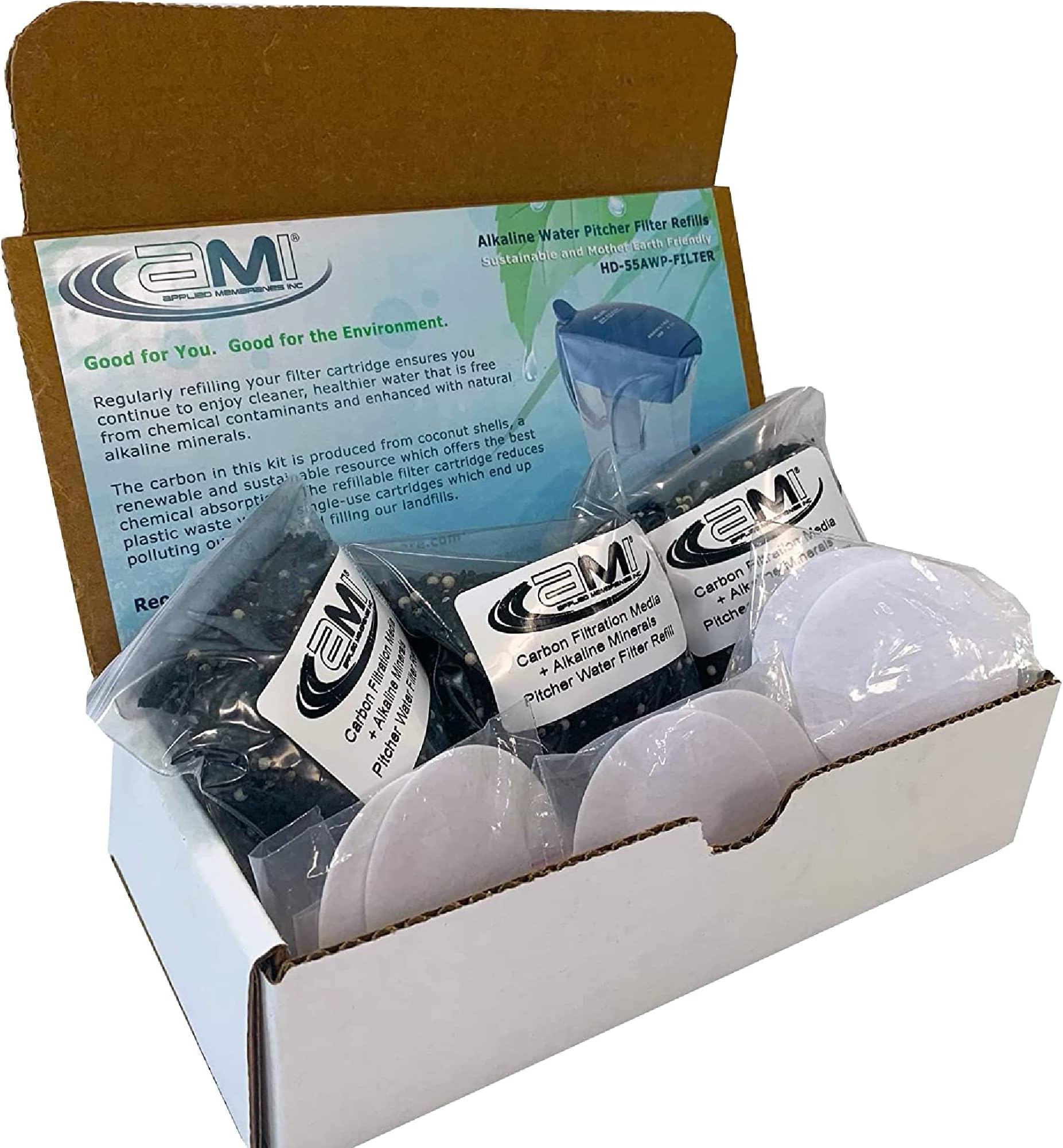 Amazon.com: Vitev Alkaline Water Replacement Filter, Fits Brita Pitcher ...