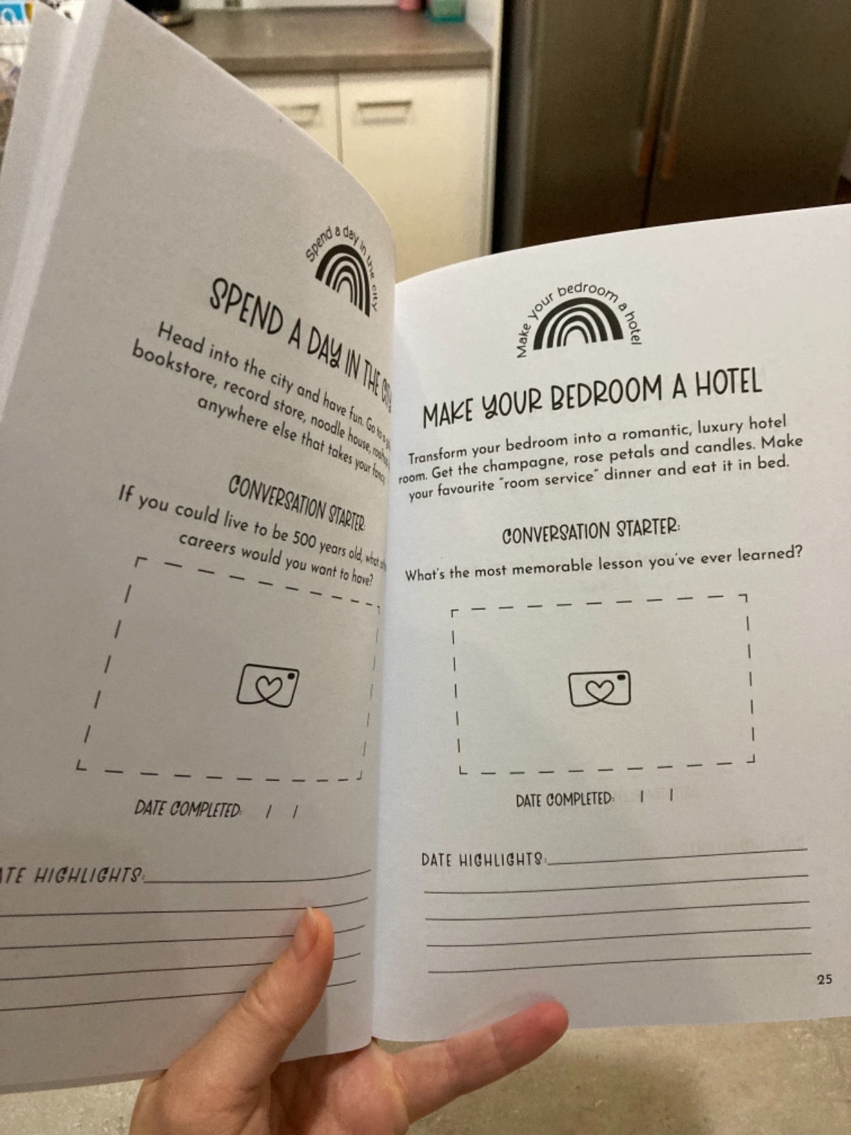 The Happy Dates Book: A Date Night Journal for Couples with 100 Date ...