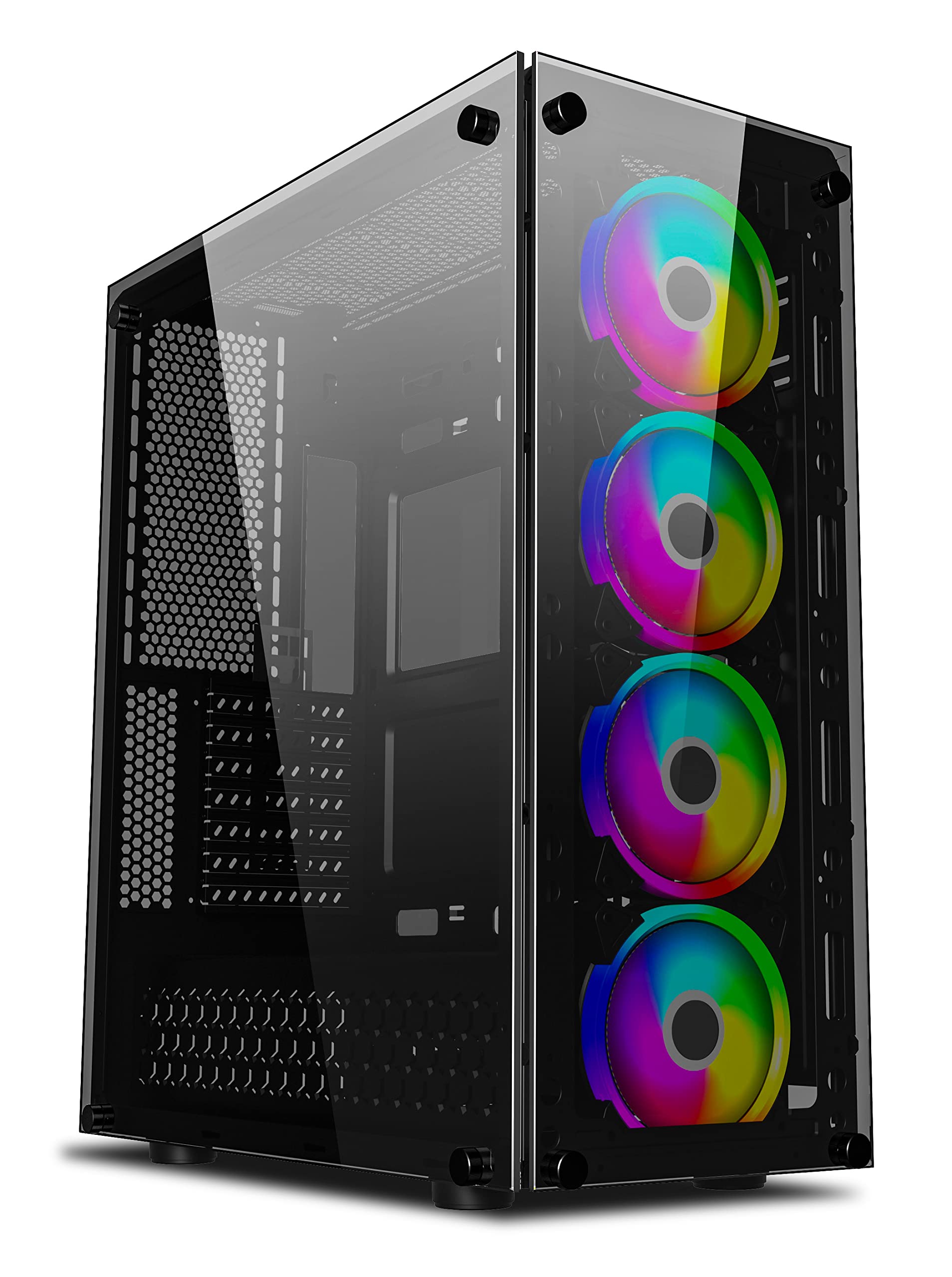Buy IONZ KZ-X Deep Space ATX Full Tower PC Case with support for up to ...
