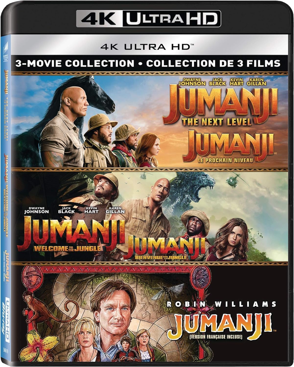 3-Movie Collection Jumanji: Welcome to the Jungle / Jumanji: The Next ...