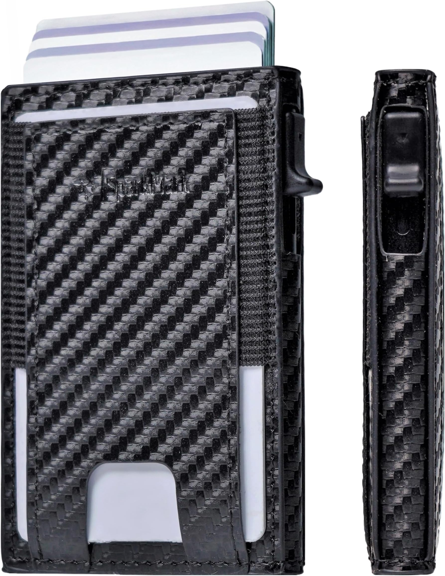 Amazon.com: SparkMark Slim Bifold Pop Up Wallets for Men & Women - RFID ...