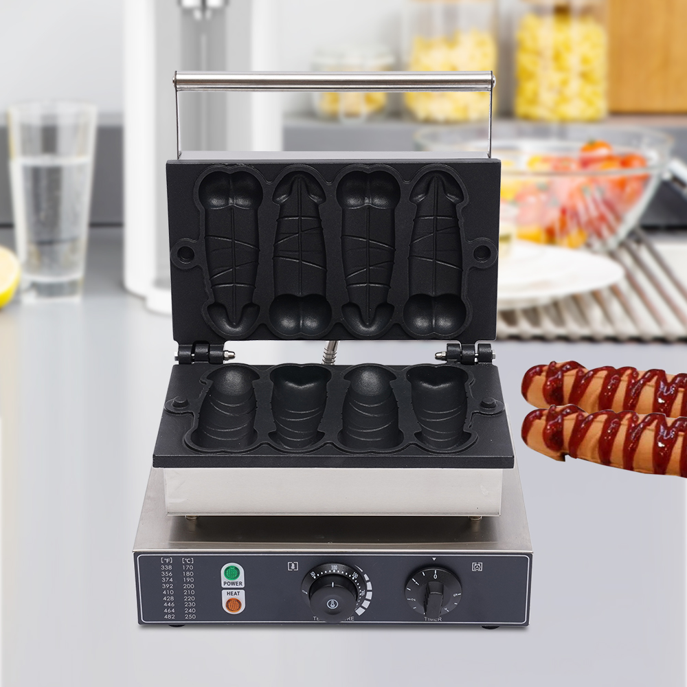 Watch 4 Pcs Commercial Corn Dog Waffle Maker on Amazon Live