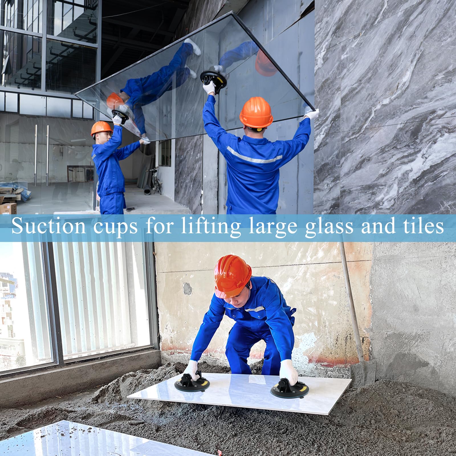 Snapklik.com : Upgraded Glass Suction Cups To Lift Large Glass Tile ...