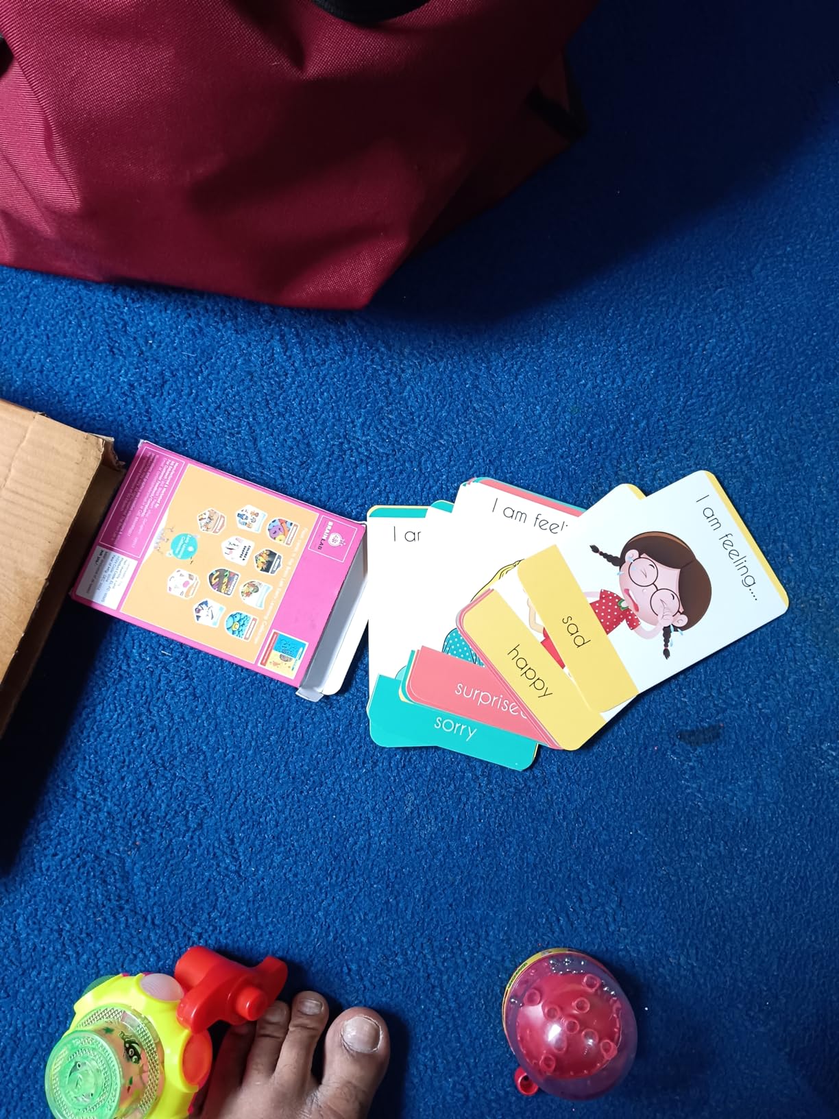 Buy THE BRAIN LAB Flash Cards for Kids (Medium, Emotions) Online at Low ...