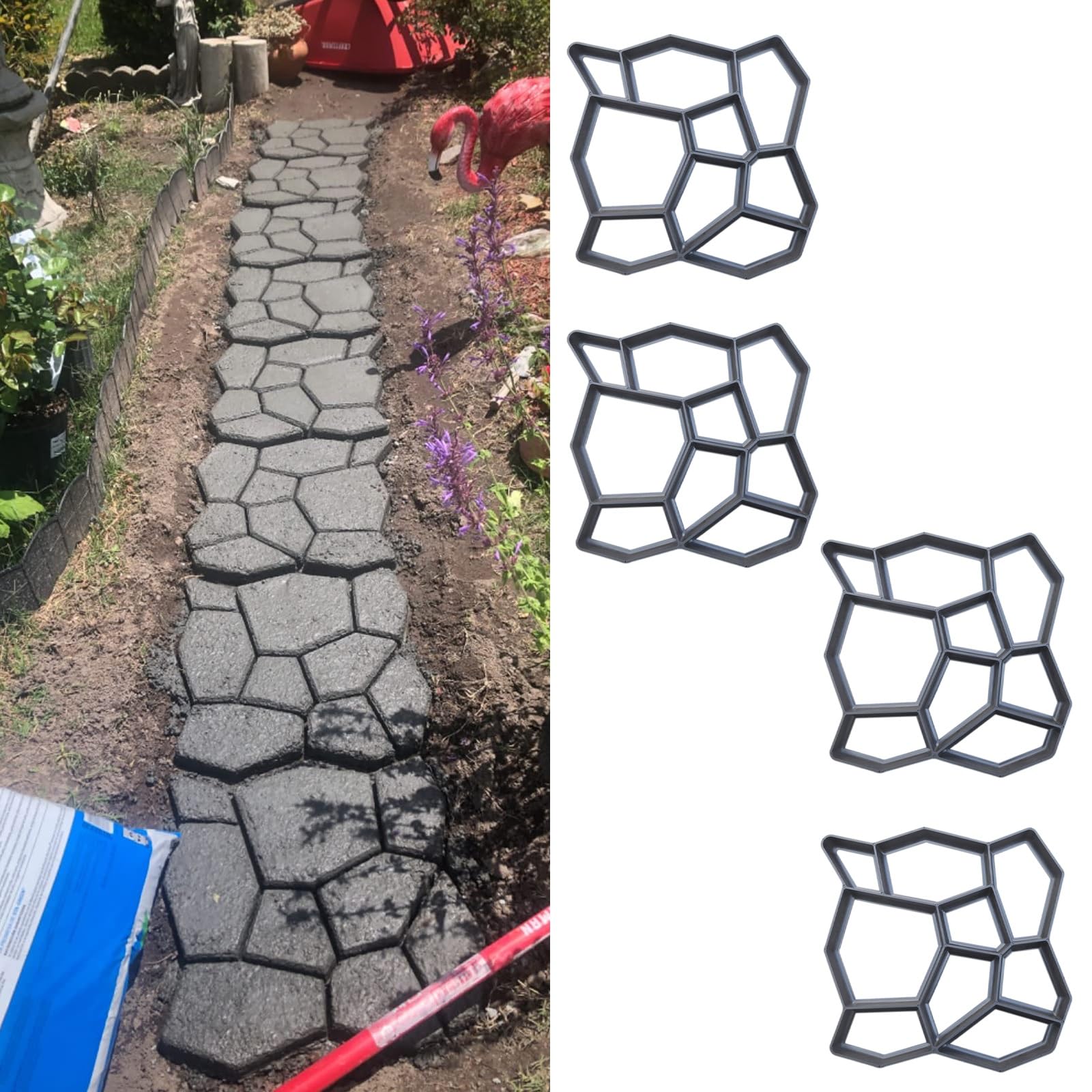 Concrete Stepping Stones Template