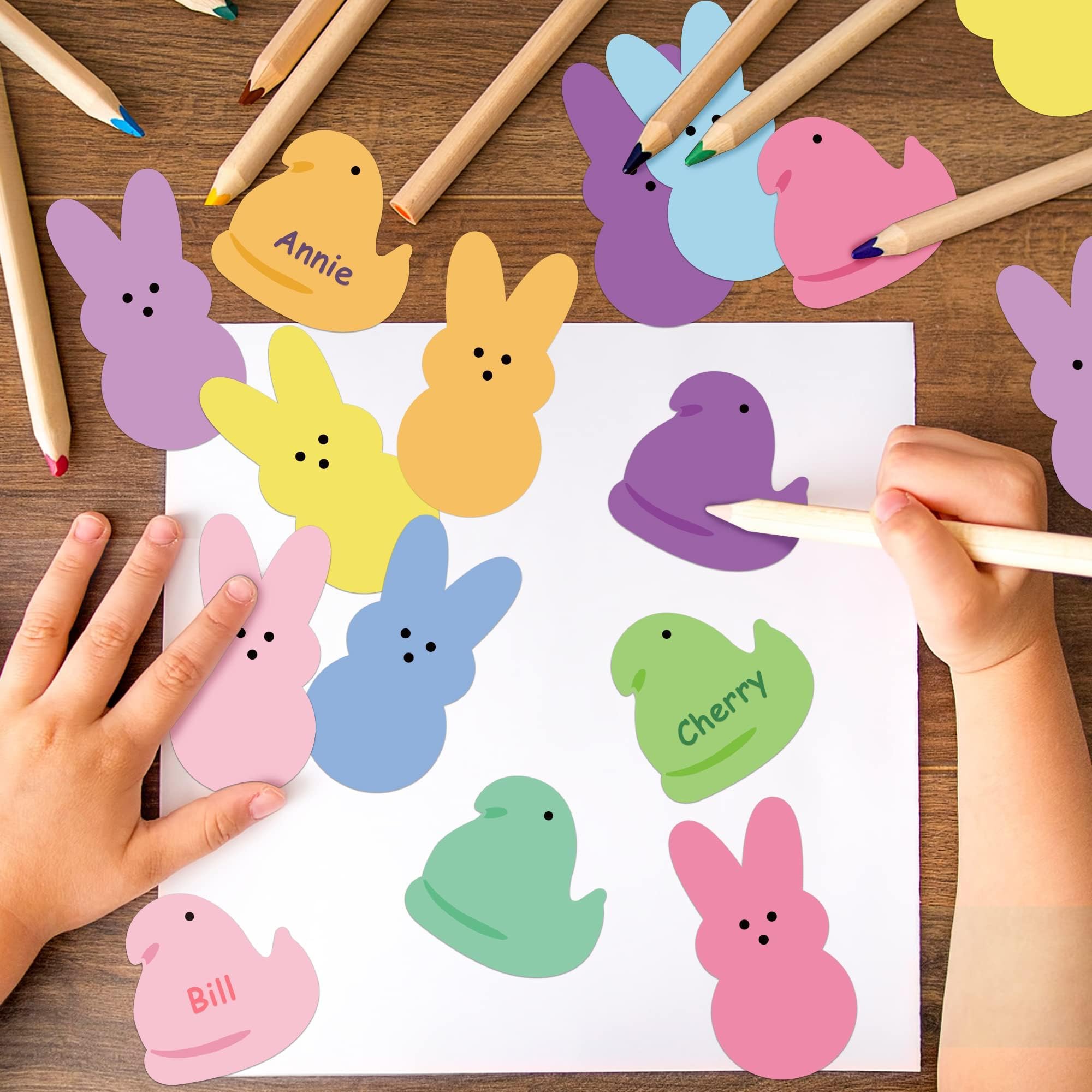 Snapklik.com : AsodSway Easter Bunny Bulletin Board Cutouts - 119Pcs ...