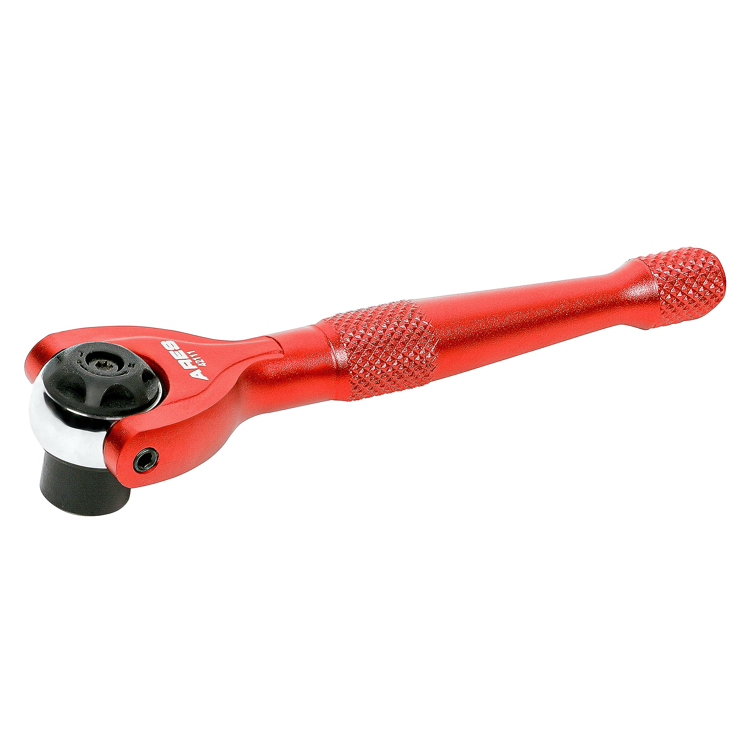 Snapklik.com : ARES 42111 Red 1/4-Inch Drive 90-Tooth Mini Swivel Head ...