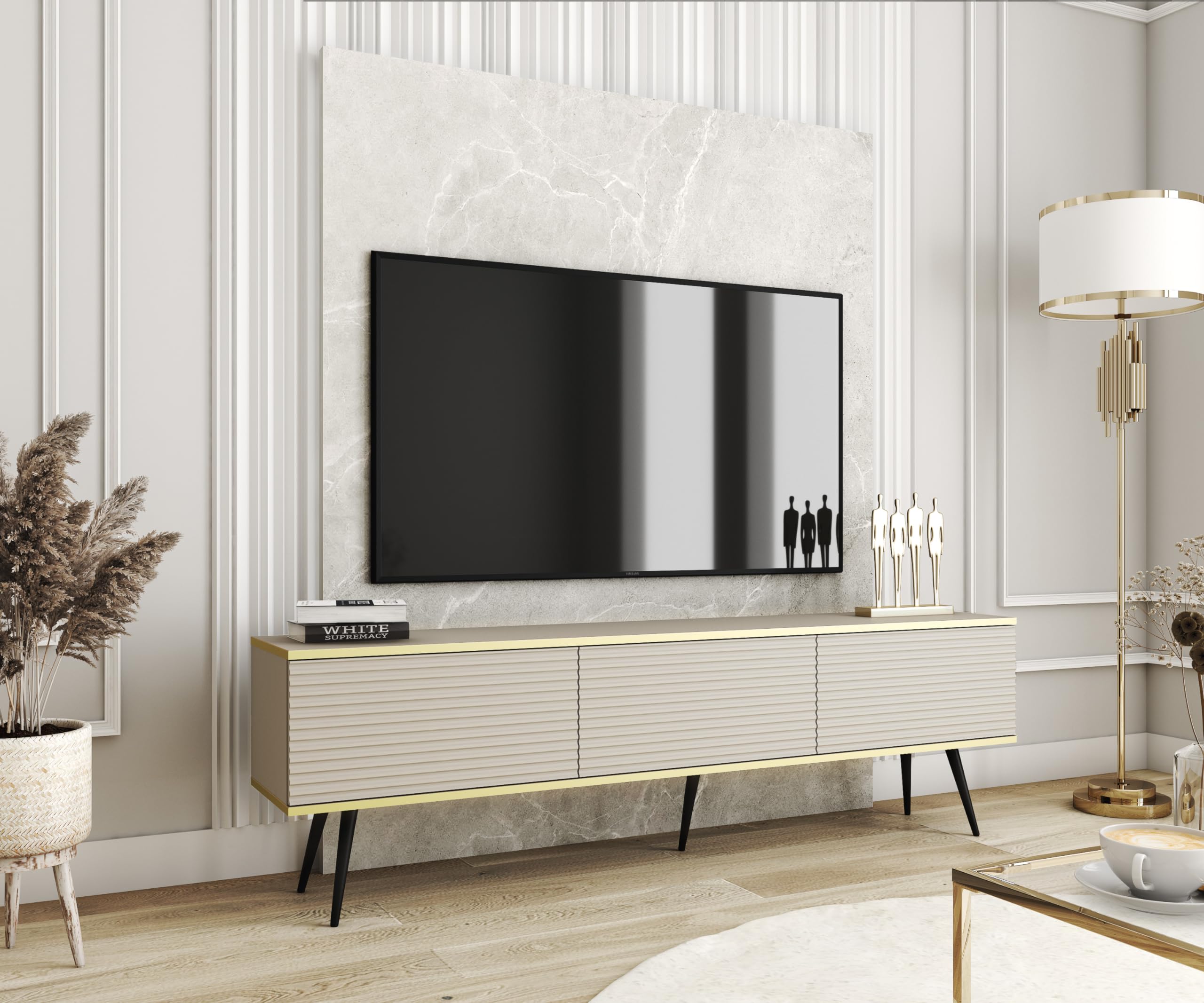 Mueble De Televisión Con Espejo