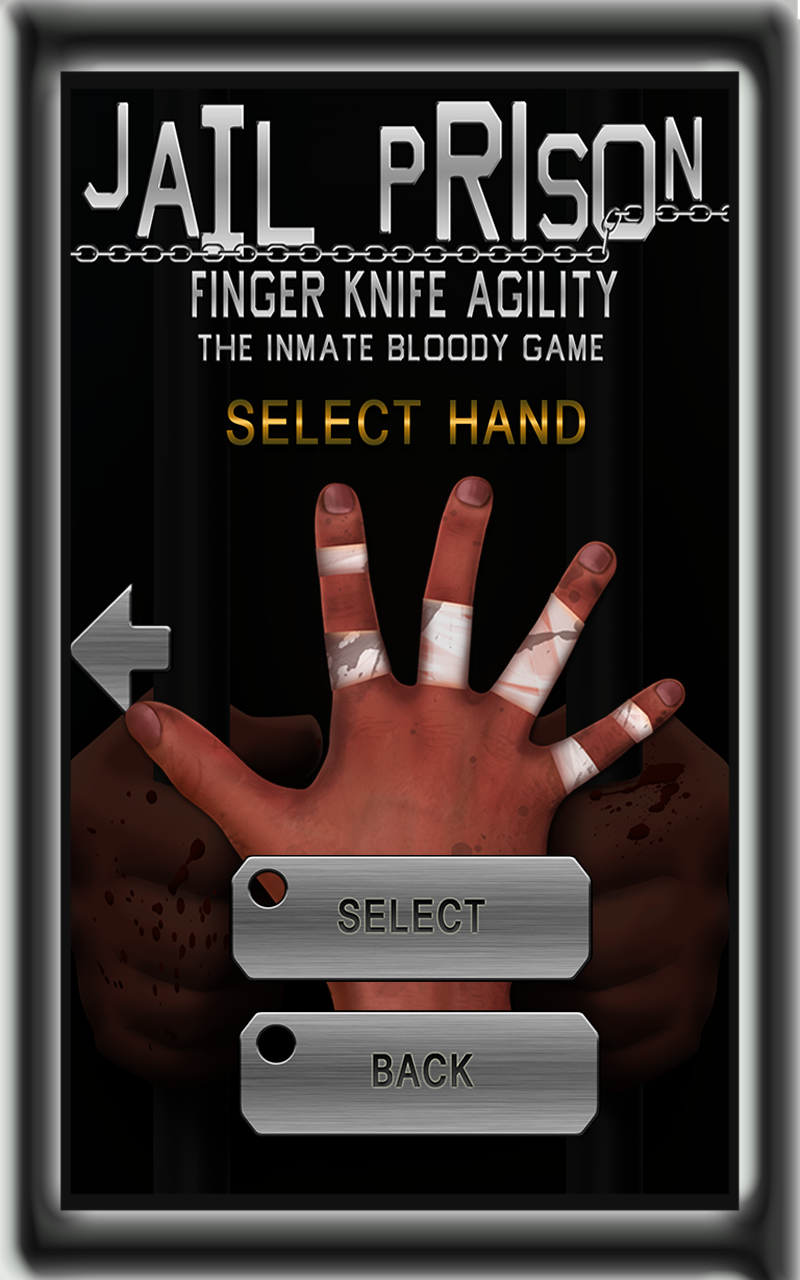 Jail Prison Finger Knife agility : The inmate bloody game - Gold ...