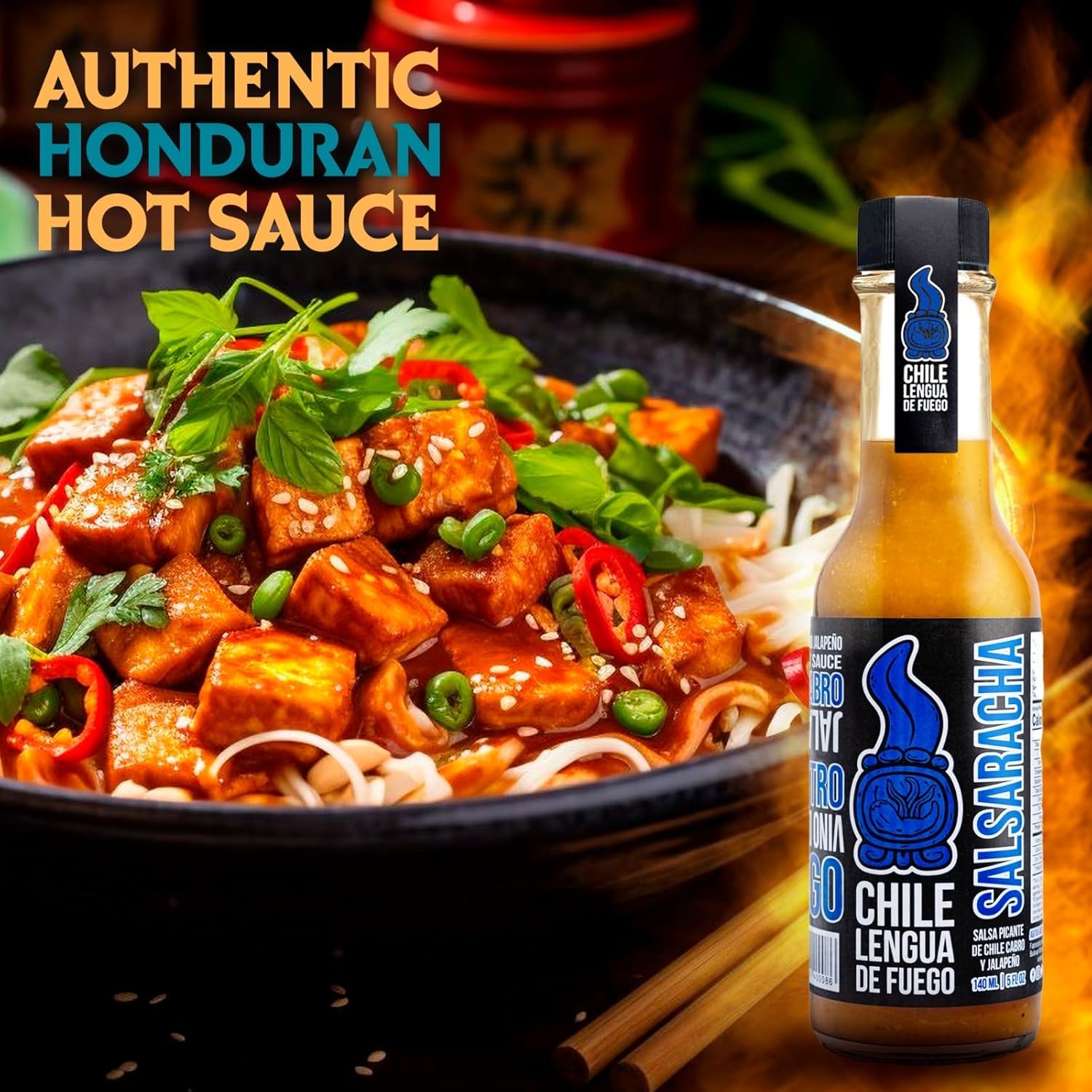 Salsa Picante Estela A-Humada Mezcla única de Chili Cabro y Jalapeño ...