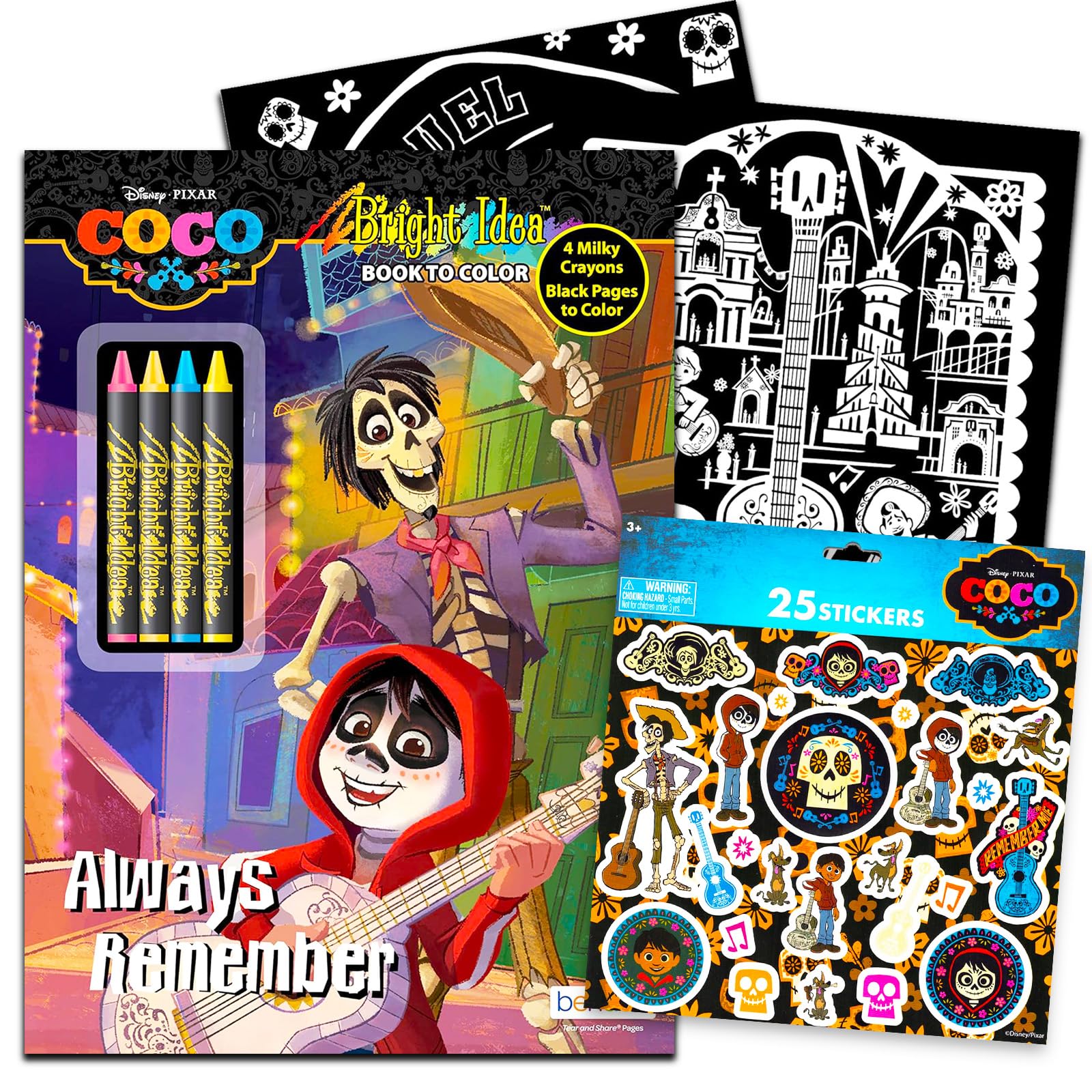 Amazon.com: Coco Coloring and Activity Book Set - Coco Coloring Book ...