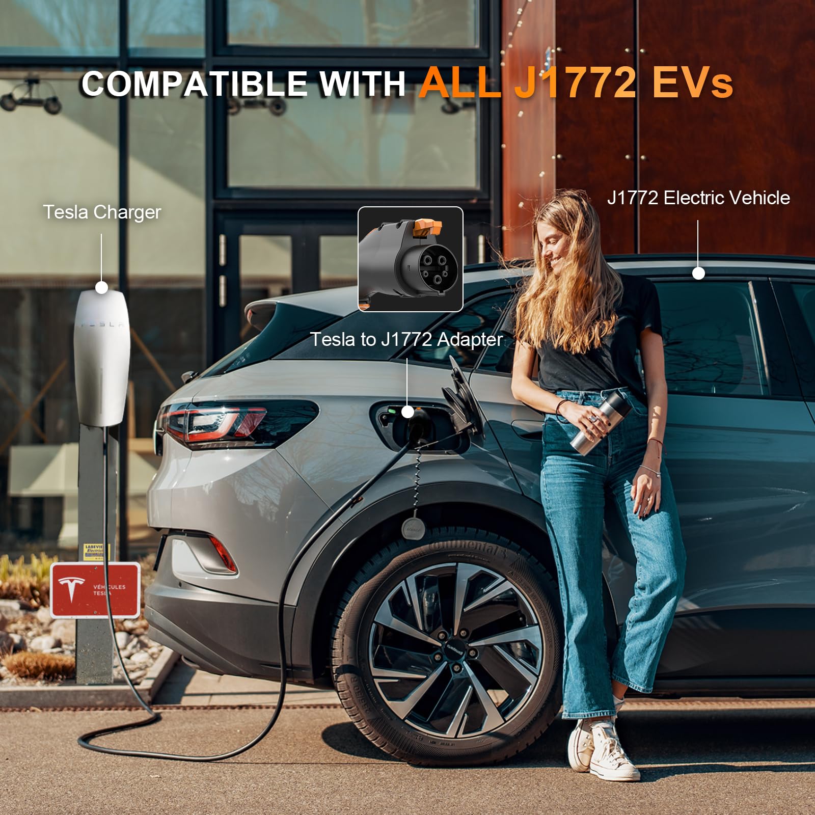 Snapklik.com : Smartsafe For Tesla To J1772 Adapter,J1772 EV Charger ...