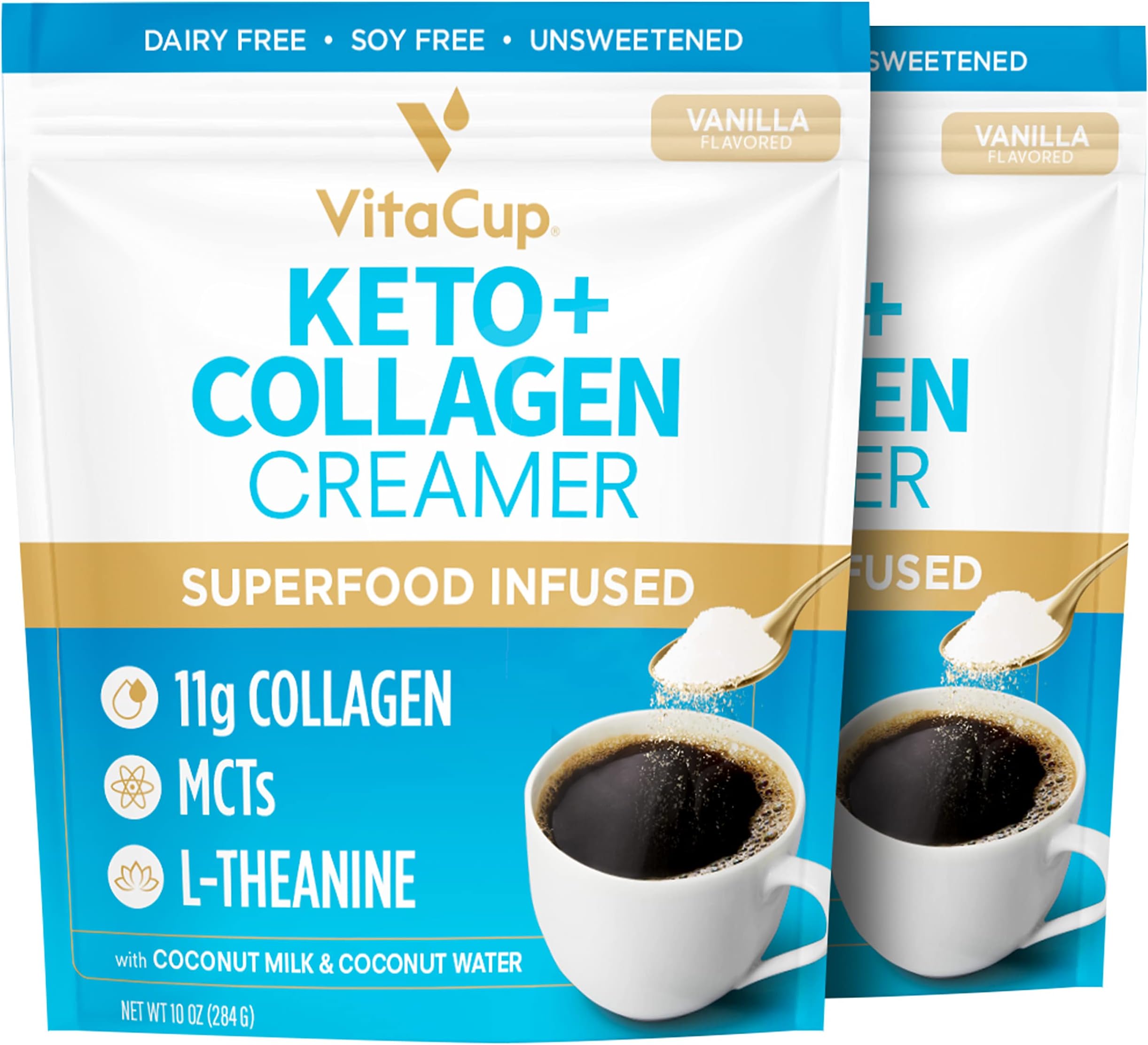 Amazon.com: Vital Proteins Collagen Coffee Creamer, Non-dairy & Low ...