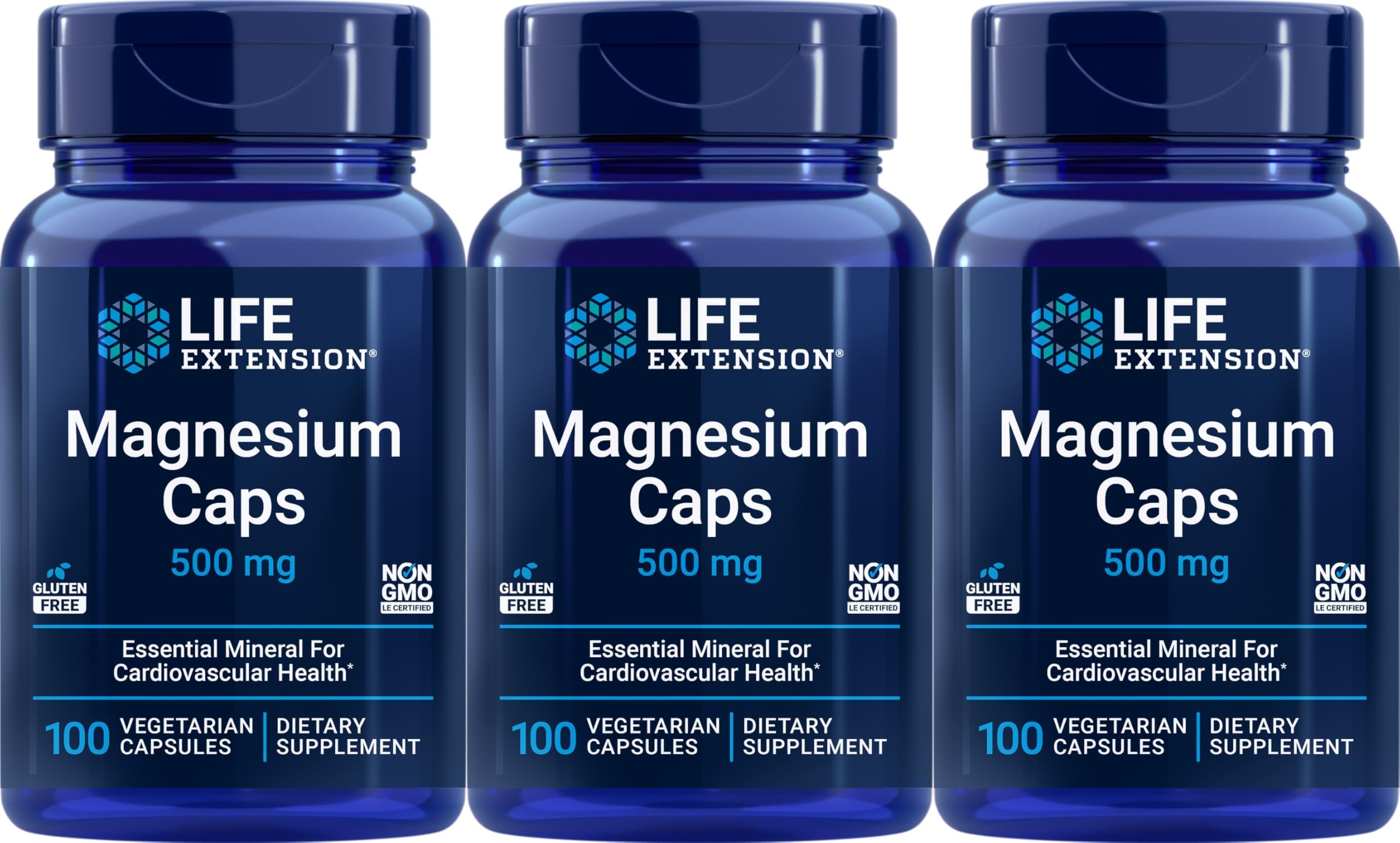 Amazon.com: Life Extension Magnesio 500 mg, 100 cápsulas vegetarianas ...