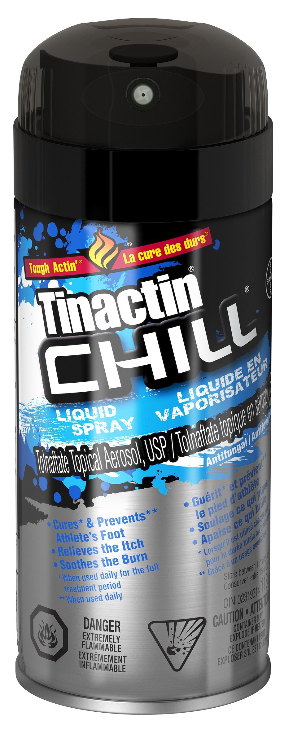 Tinactin Chill Liquid Spray, Antifungal treatment, 113 g : Amazon.ca ...