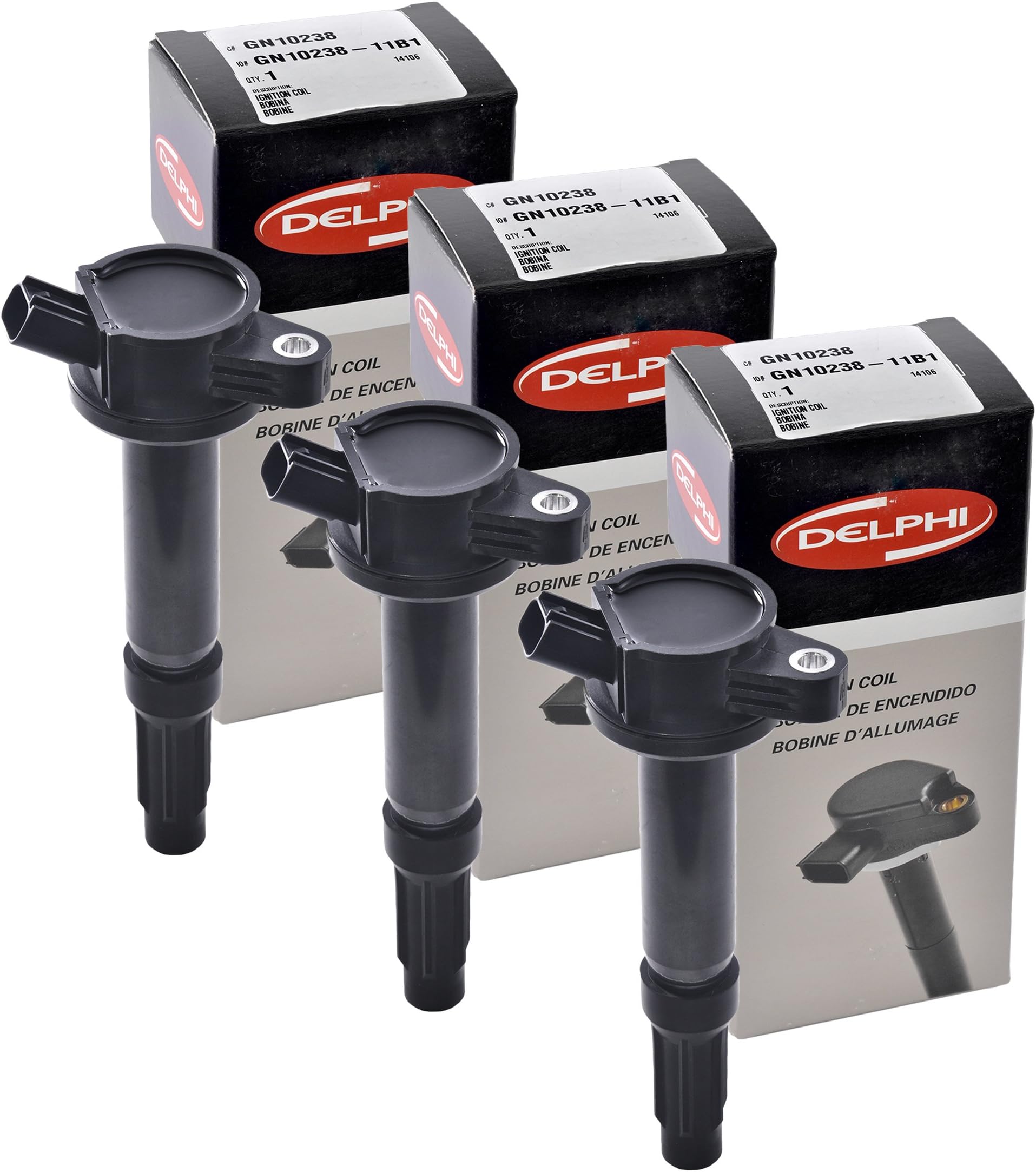 Amazon.com: Set of 4 Delphi GN10341 Igntion Coils : Automotive