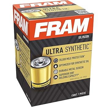 Amazon.com: Filtro de aceite Fram PH6607, Ultra Synthetic: Automotive