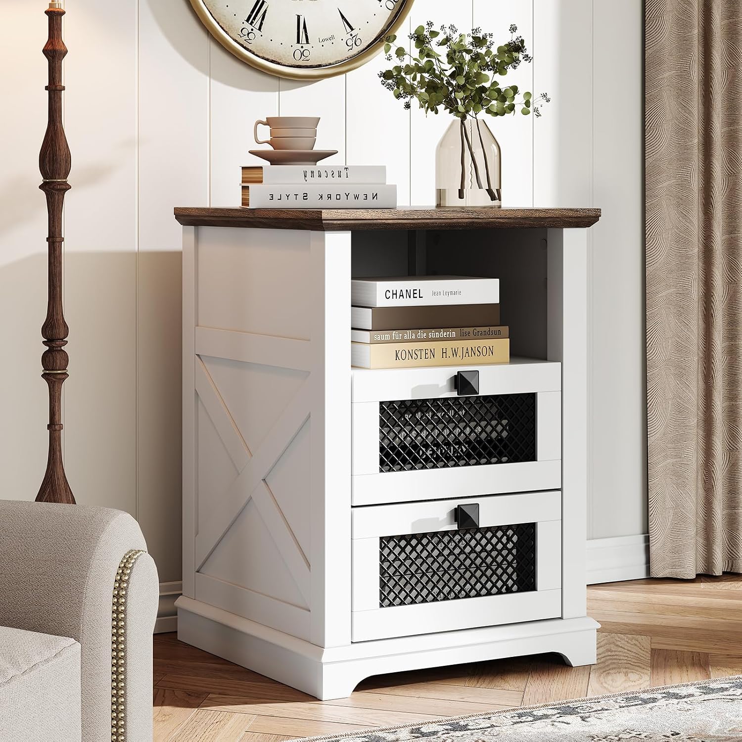 Amazon.com: NONGSHIM Small Dresser for Bedroom with 2 Deep Drawers ...