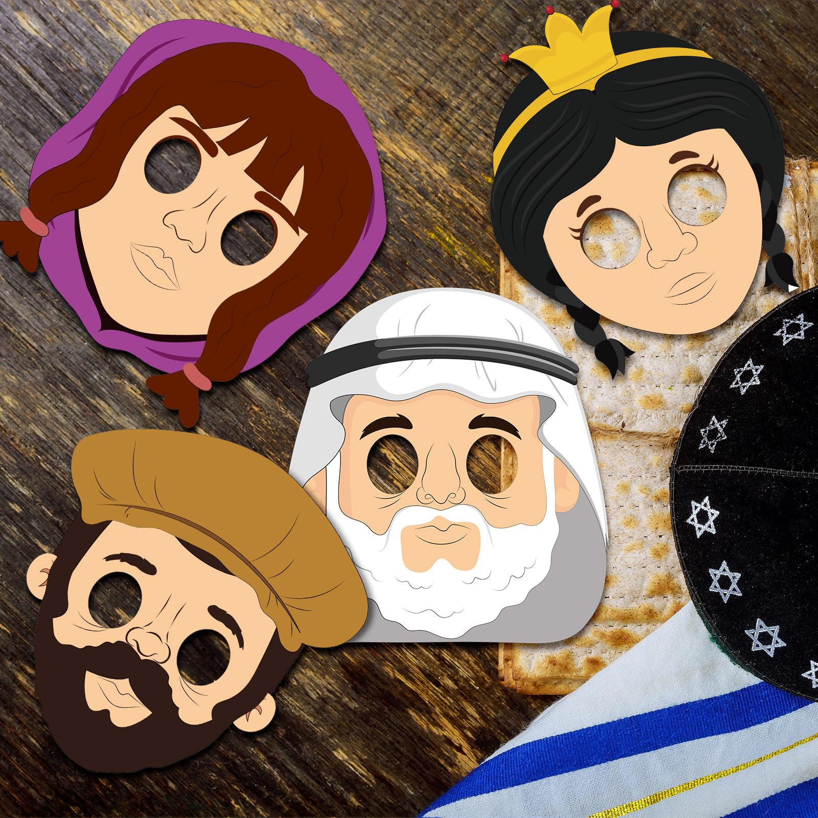 Snapklik.com : 12 Pcs Passover Decorations Passover Props Character ...