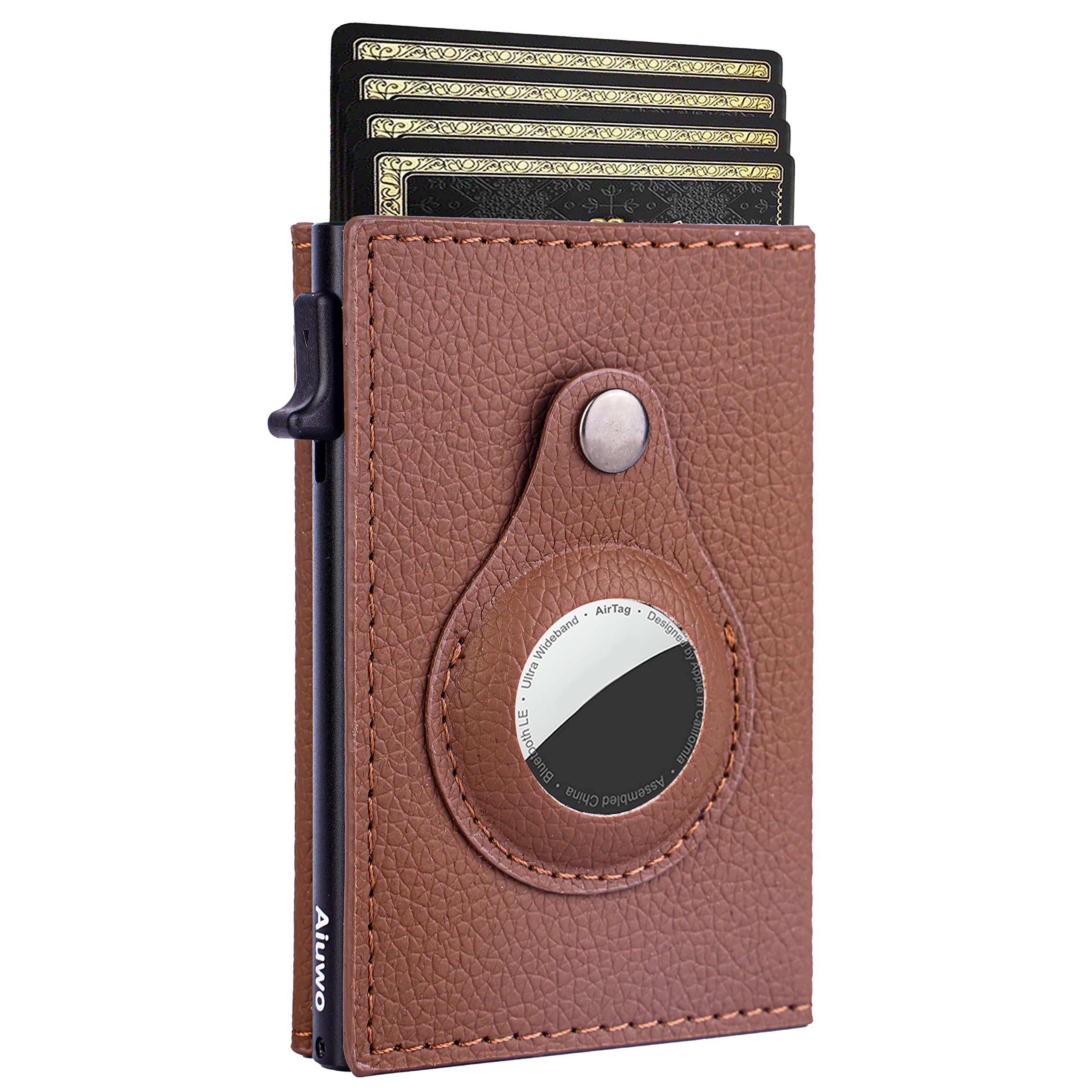 Amazon.com: Aiuwo Airtag Wallet for Mens Wallet Edge Wallet Cartera de ...