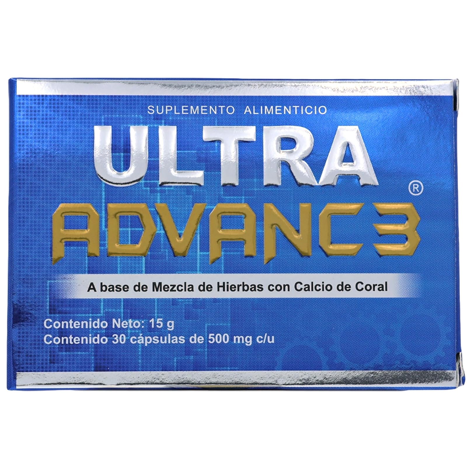 Ultra Advanc3 Azul 30 capsulas : Amazon.com.mx: Salud y Cuidado Personal