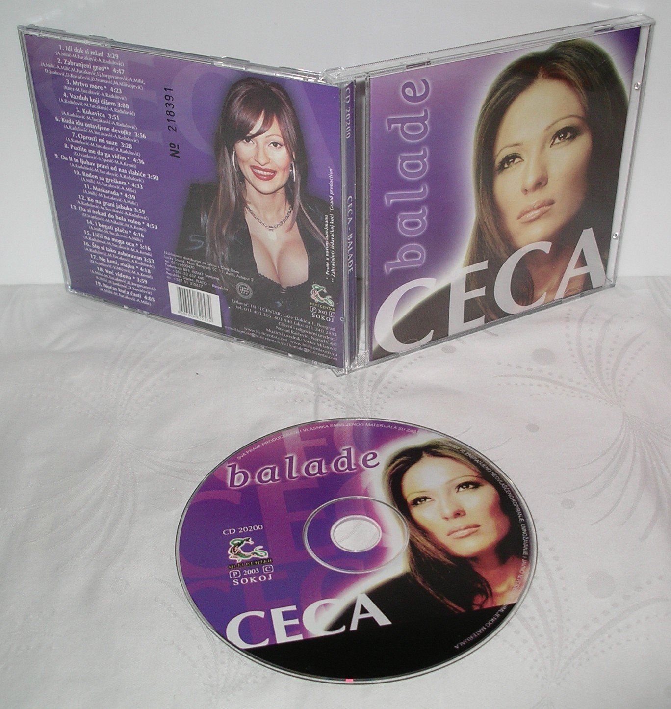 CECA - Svetlana Raznatovic - CECA - Balade, Album 2003 – 15 hitova ...
